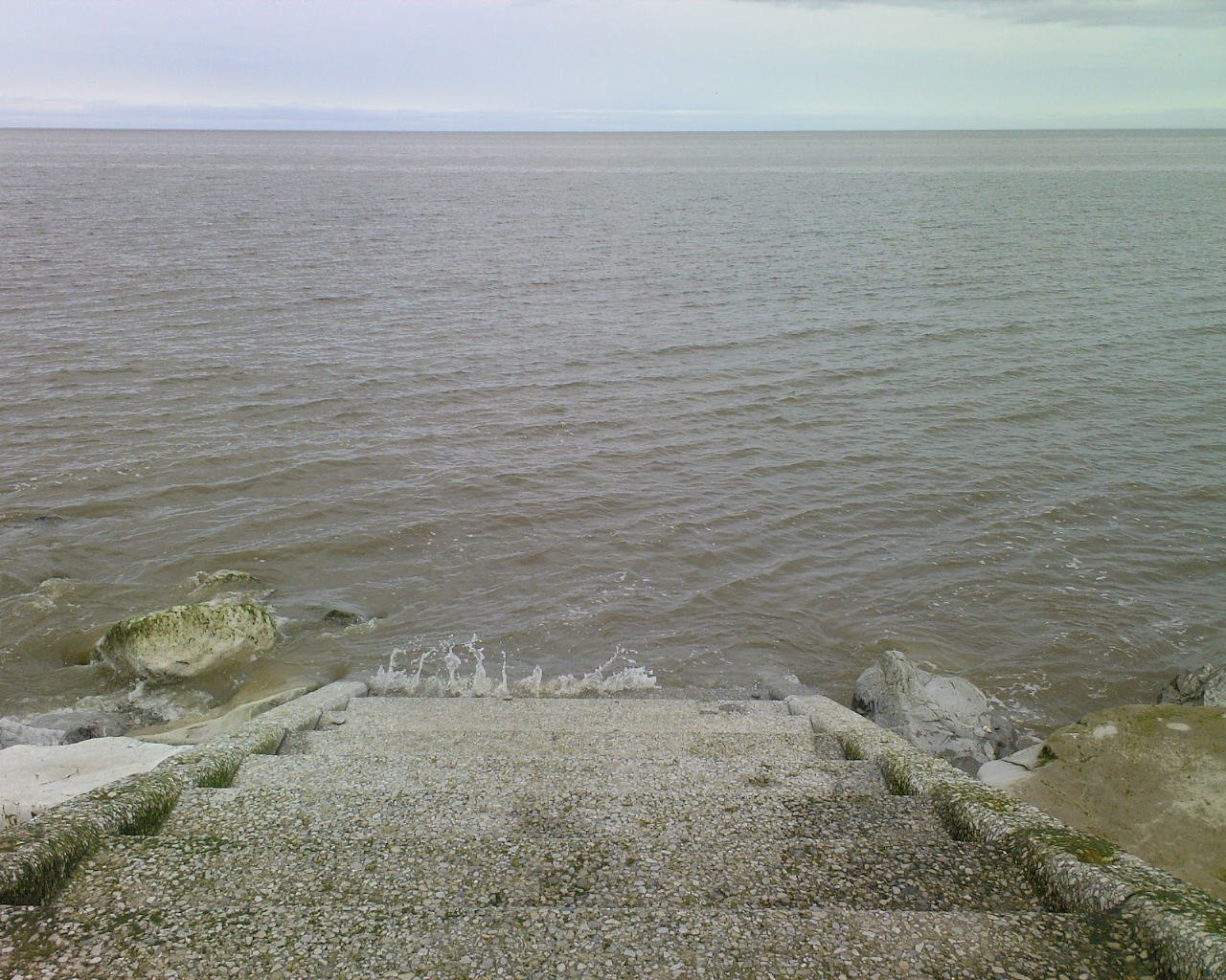 I was standing on these steps wen i had a real urge,to just jump in and ...
