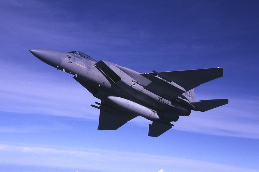 F-15C of the 71st Fighter Squadron over Gulf of Mexico. - Uncategorized ...