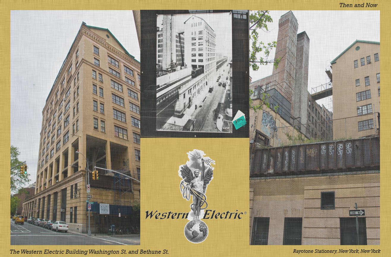 Postcard - Western Electric Building Then and Now - Abstract - Photo.net