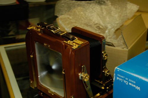 Brand New SH Shen Hao PTB45 Walnut Wood Field Folding 4X5" Large Format ...