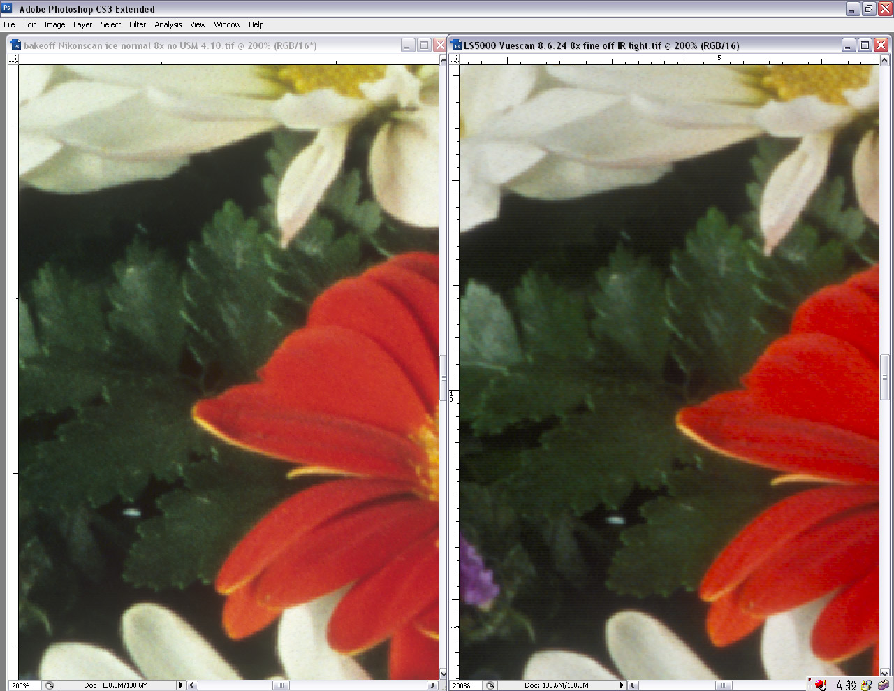 Nikon 5000 ED with VueScan's "Number of Samples", "Multi-exposure" and ...