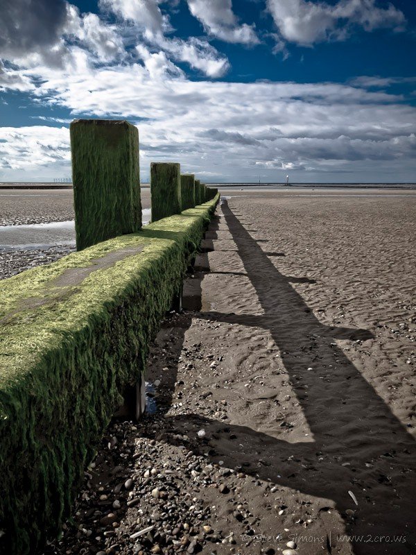 Wooden Groyne on Rhyl beach, North Wales - Landscape - Photo.net