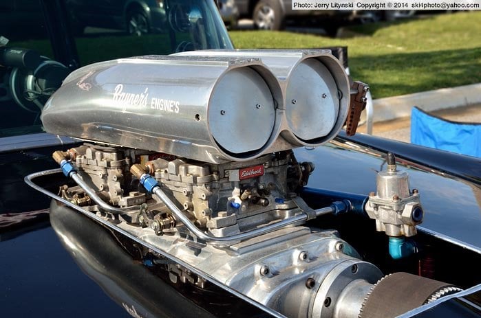 One close-up view of a street rod's engine - Uncategorized - Photo.net