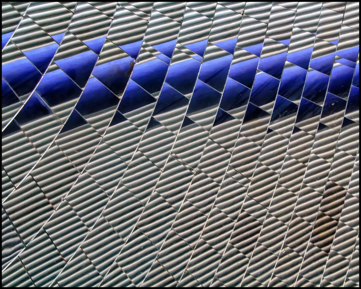 Blue triangles - Abstract - Photo.net