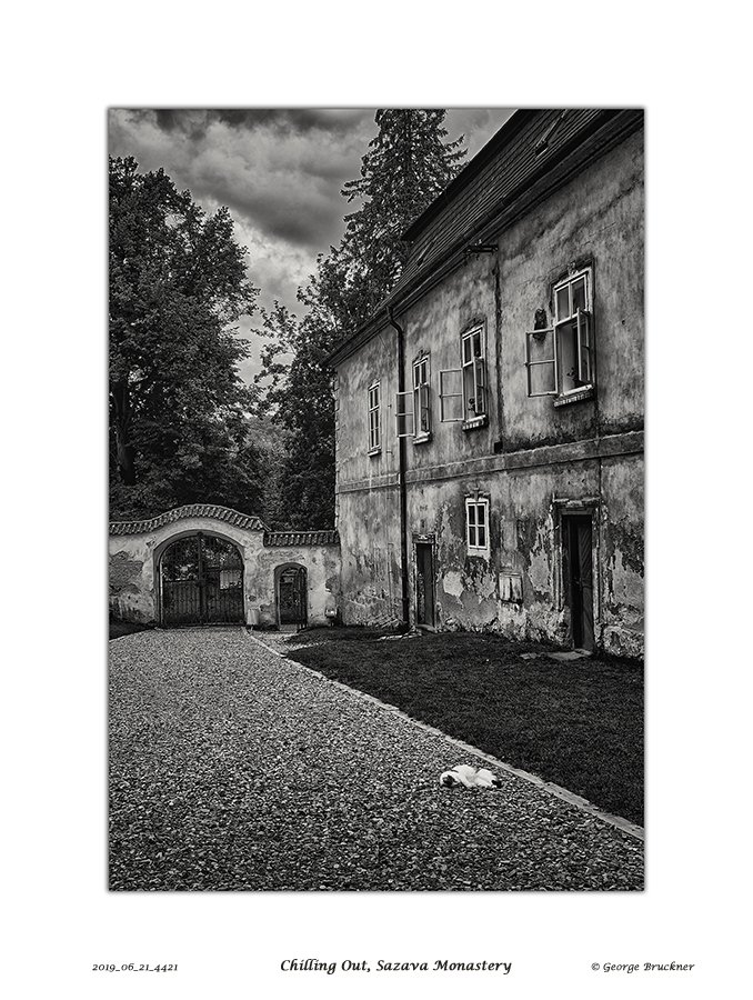 Chilling Out, Sazava Monastery - Fine Art - Photo.net