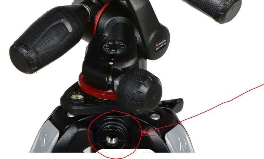 Extra Tripod center-column threaded hole - Accessories - Photo.net