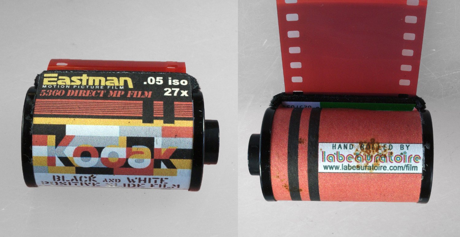 Super Low Speed 35mm B7W Film .05 ISO - The Wet Darkroom: Film, Paper ...