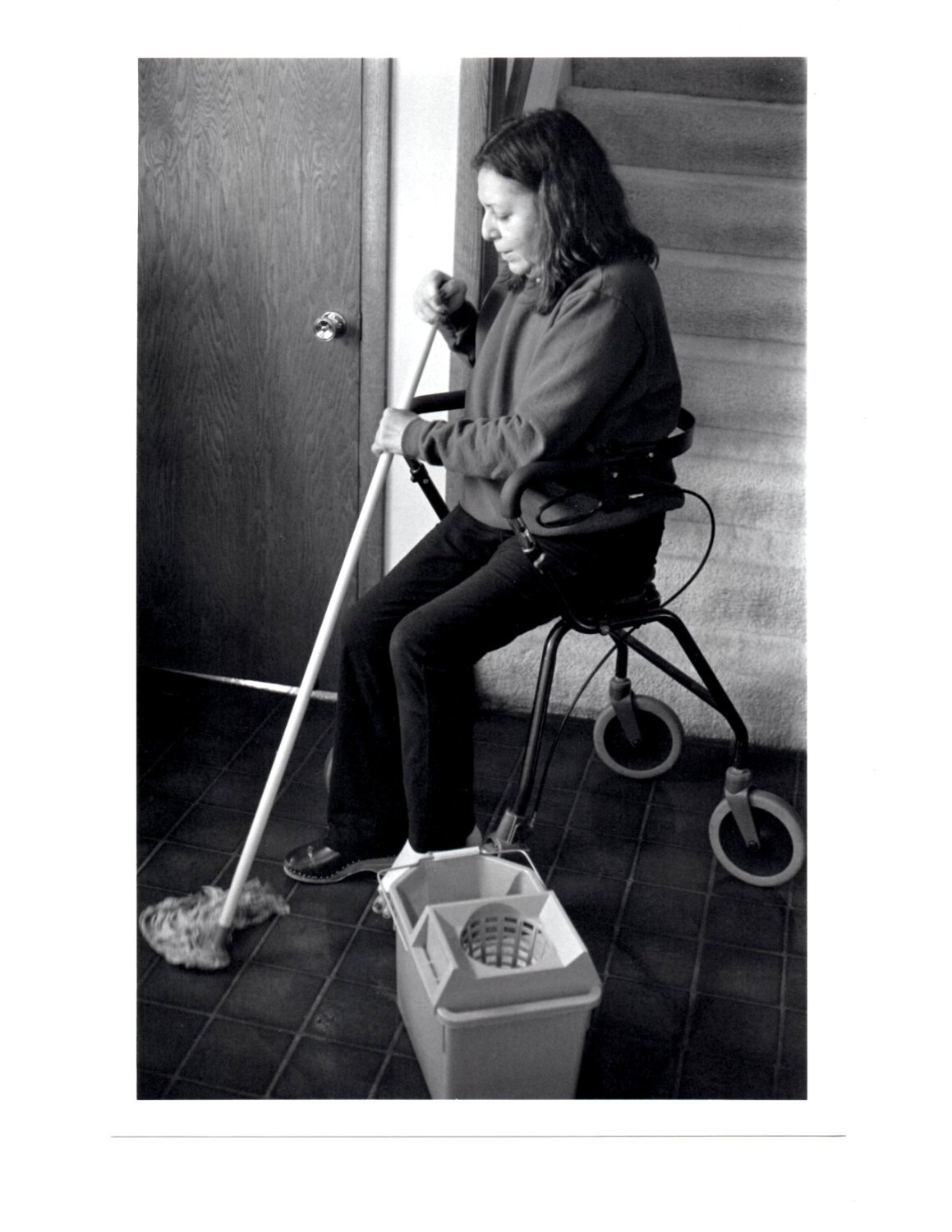 With the mop in Her Hands - No Words - Photo.net
