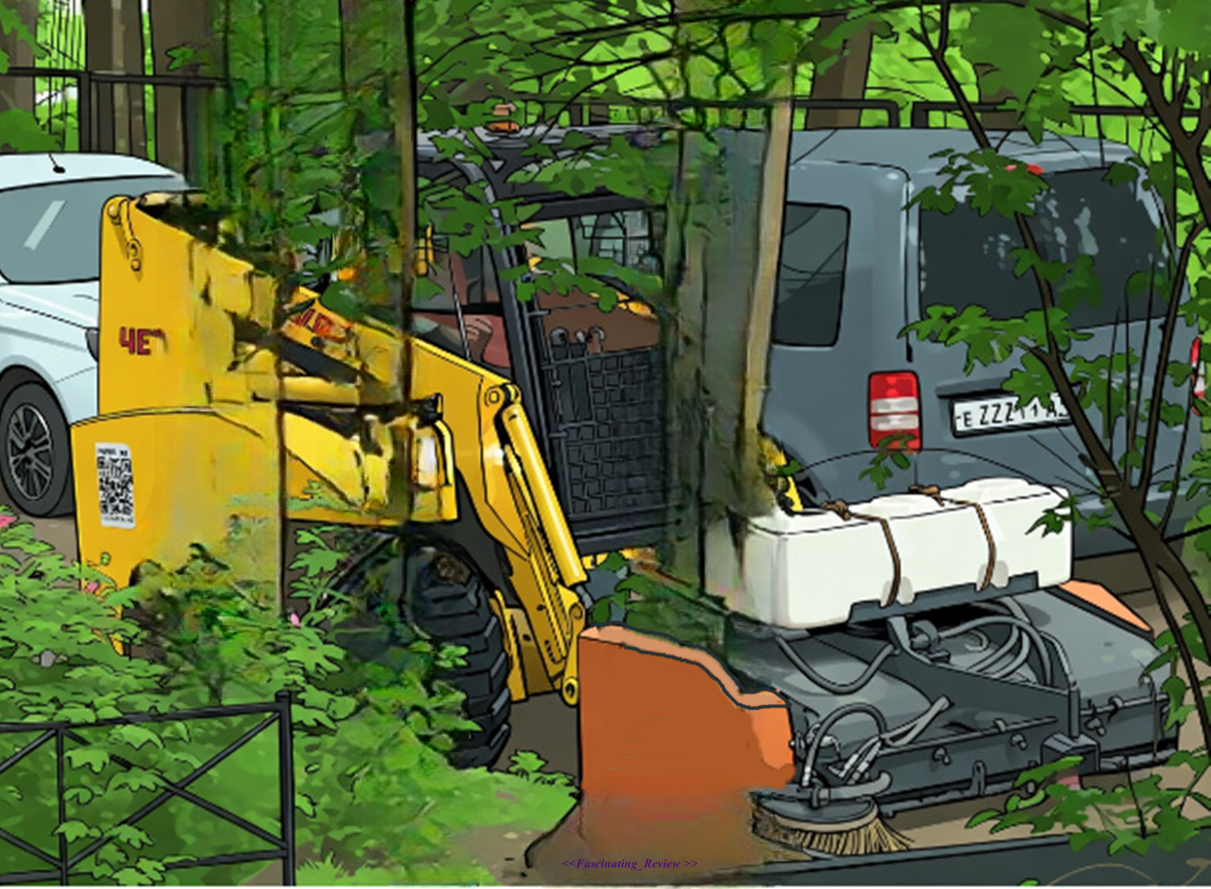 Chronicles of my neighborhood in illustrations - A. I. Generated and/or ...