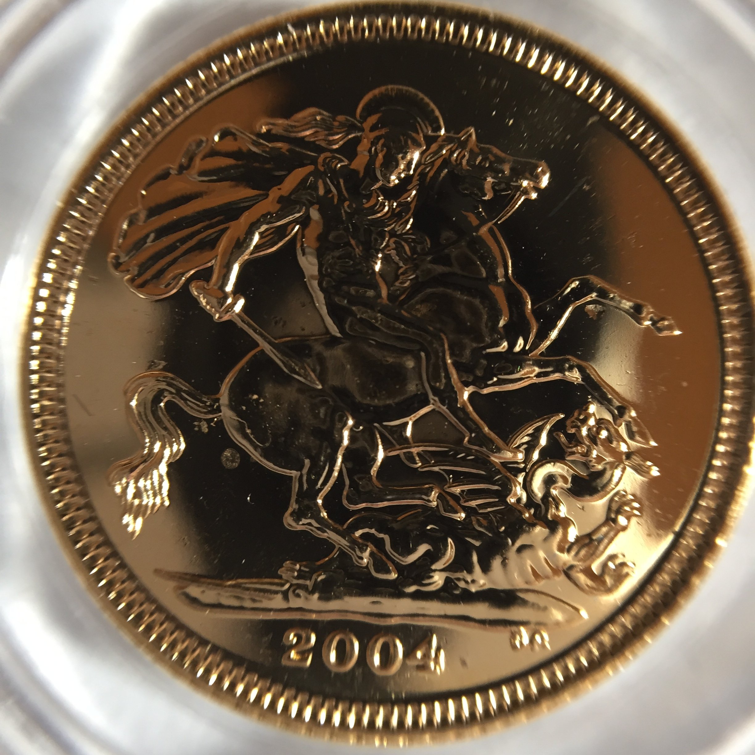 2004 Half Sovereign with RM screw capsule - UK (Ungraded) - The Silver ...
