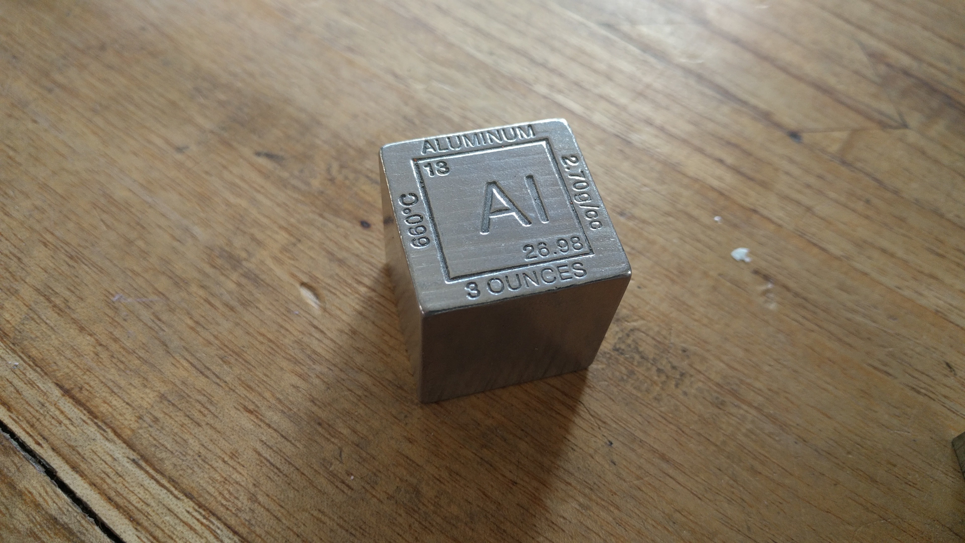 Elemental Cube Set - Copper, Titanium, Aluminium, Iron and Silver - UK ...