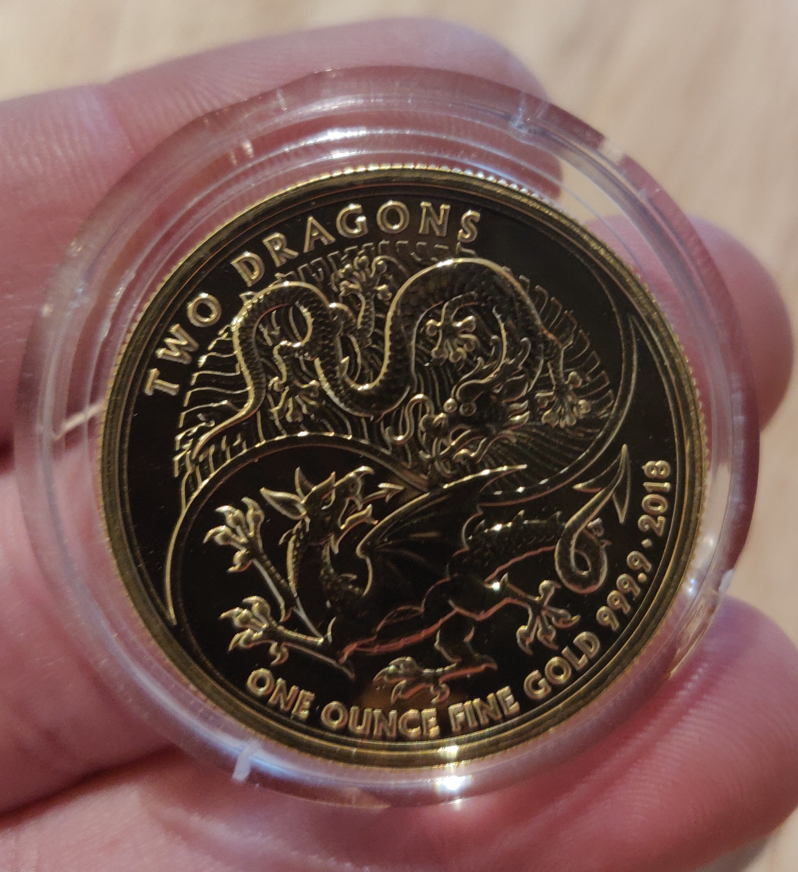 Royal Mint Two Dragons 1 oz Gold Bullion - Gold - The Silver Forum