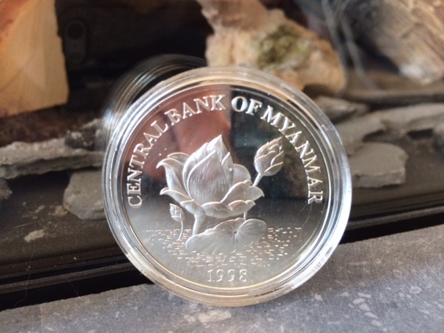 1998 Myanmar 3 proof coin set - tigers - UK (Ungraded) - The Silver Forum