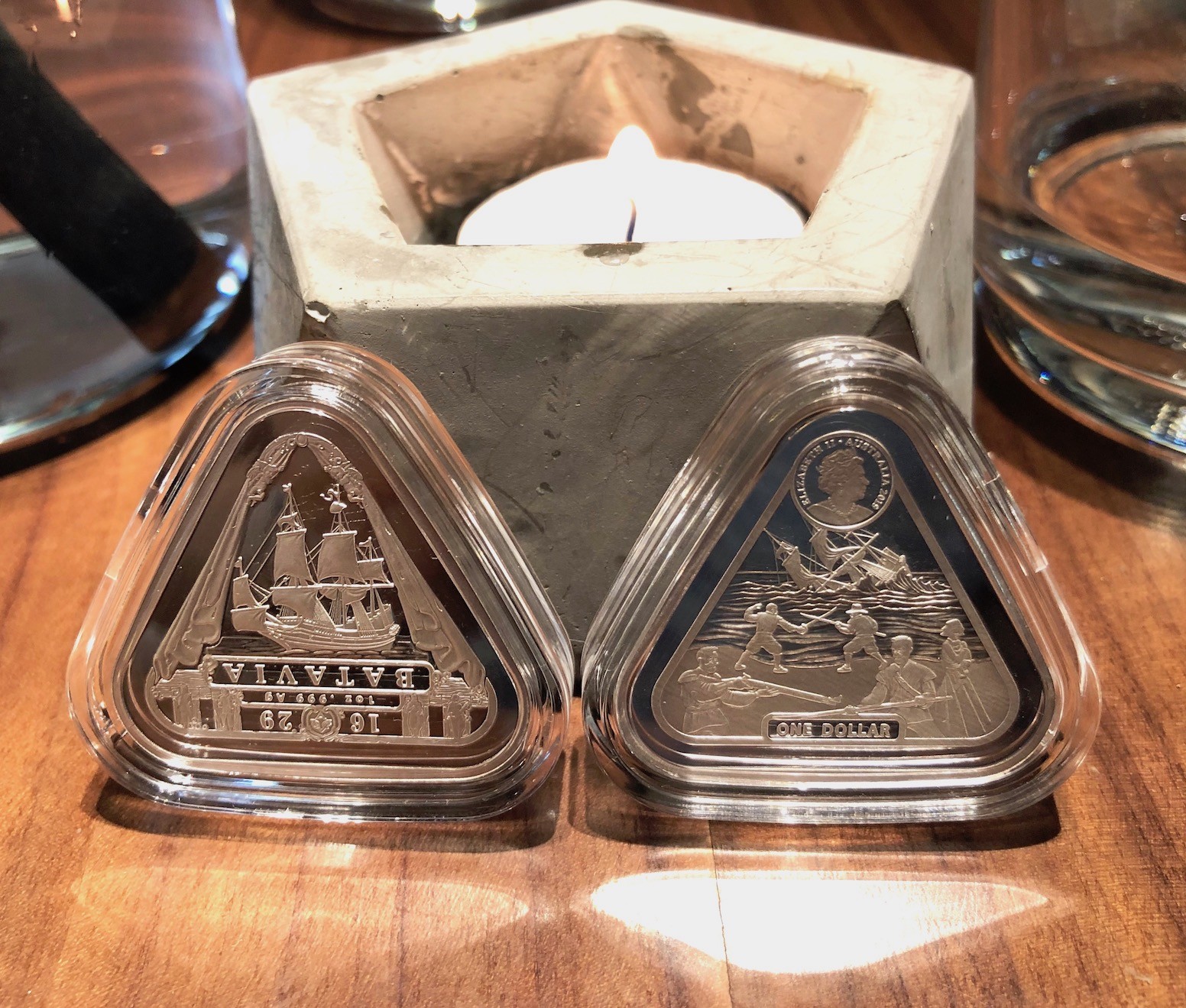 2019 Australian Shipwrecks Batavia Triangular Silver Coin – 1 oz ...
