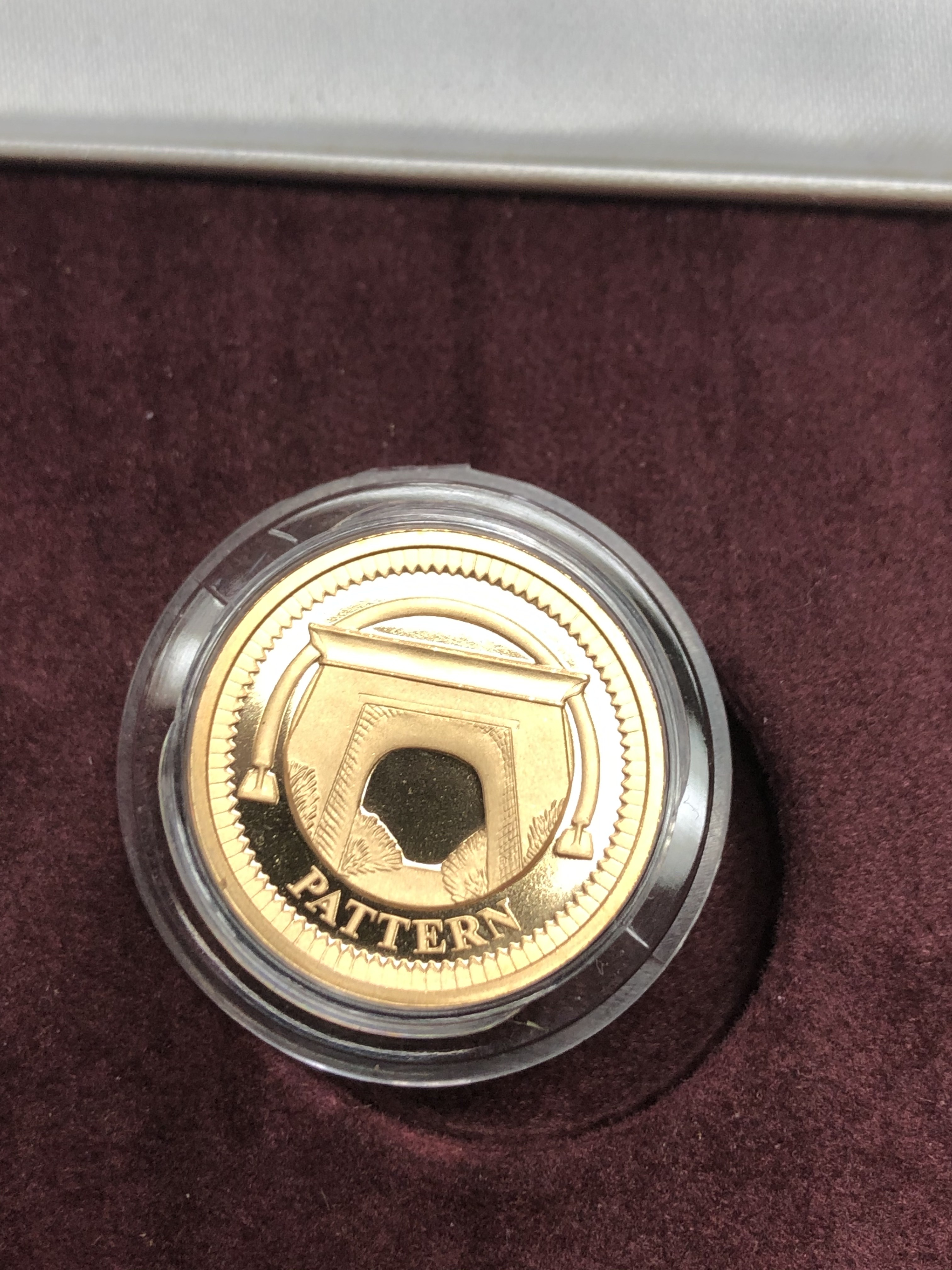 Gold proof Pattern Bridges Set (pattern for £1) - UK (Ungraded) - The ...