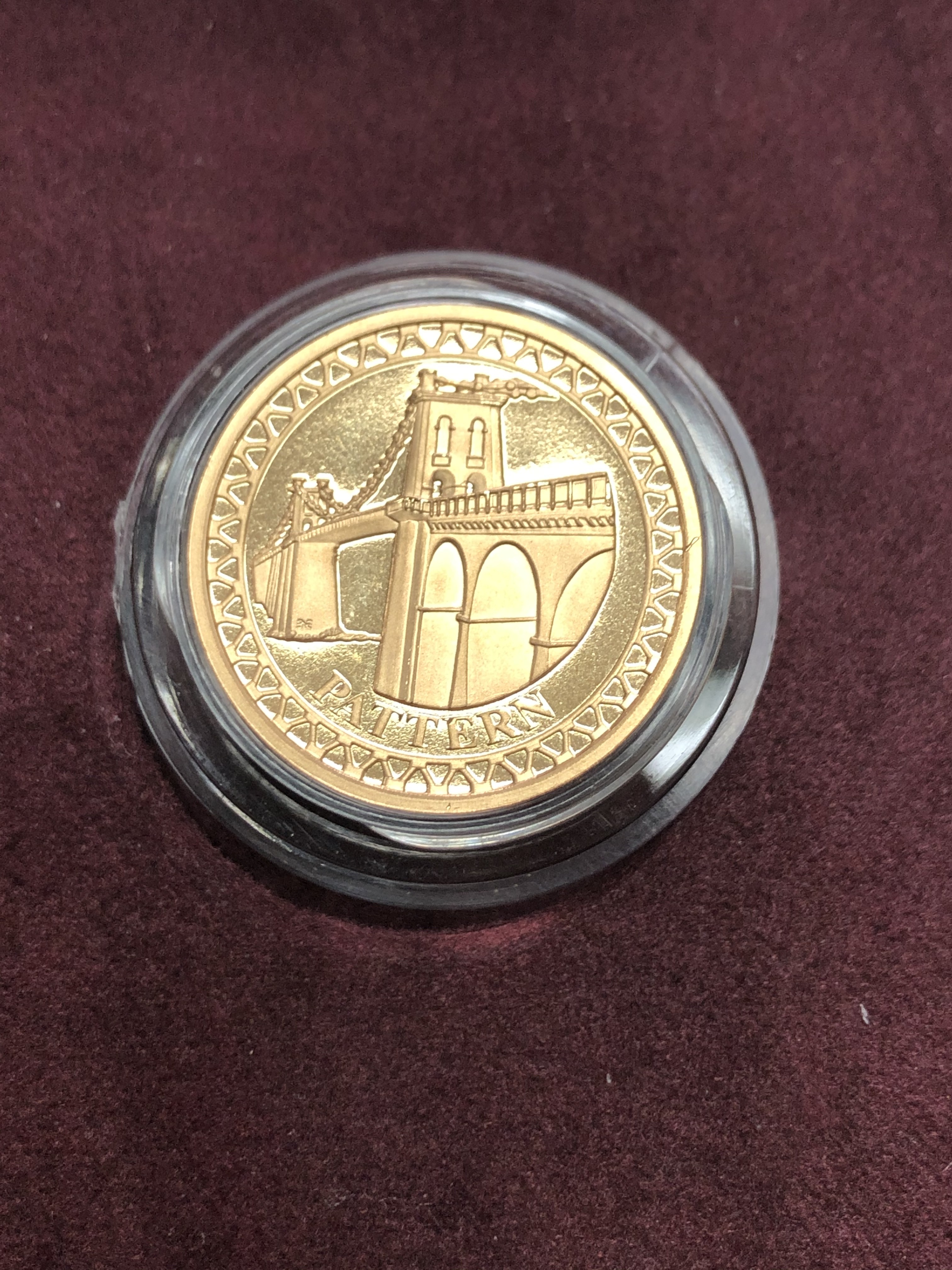 Gold proof Pattern Bridges Set (pattern for £1) - UK (Ungraded) - The ...