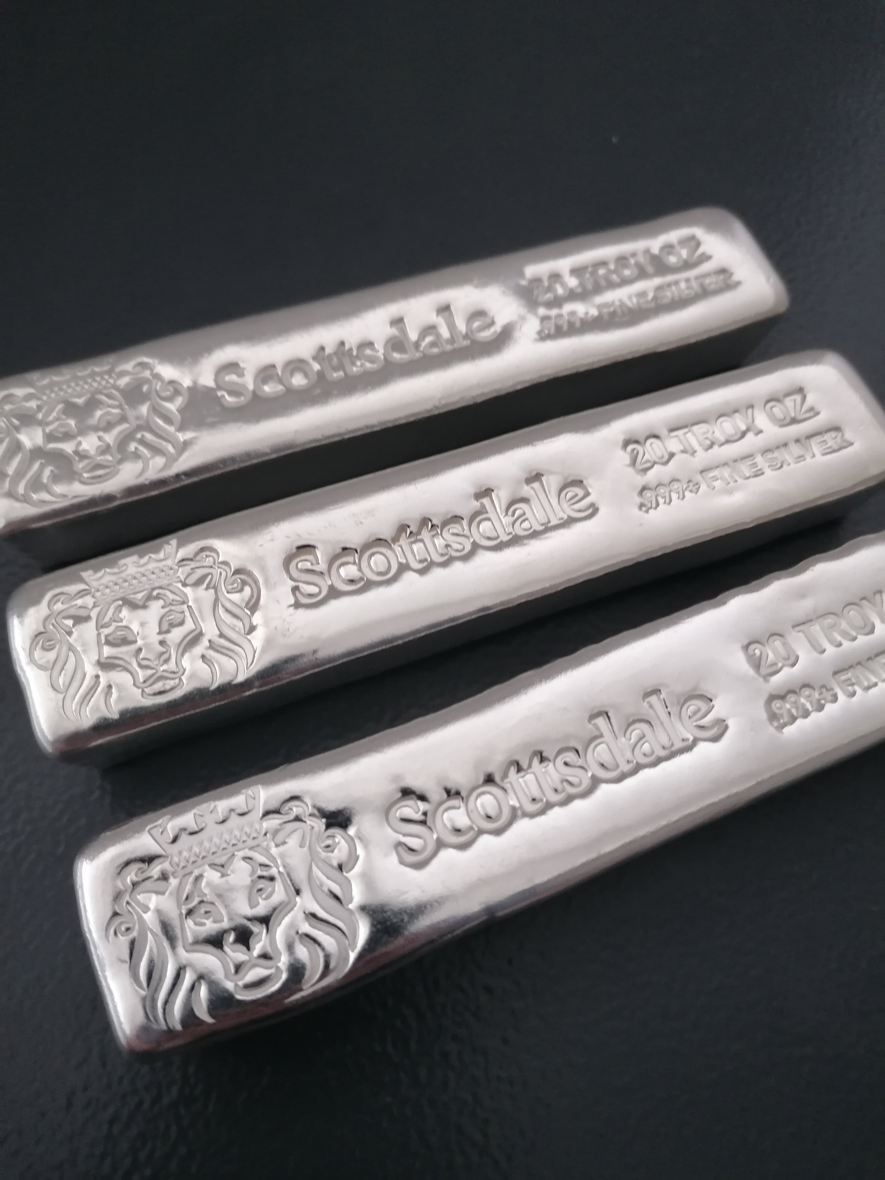 Reduced Scottsdale kit kat 3 x 20oz silver bars - UK (Ungraded) - The ...