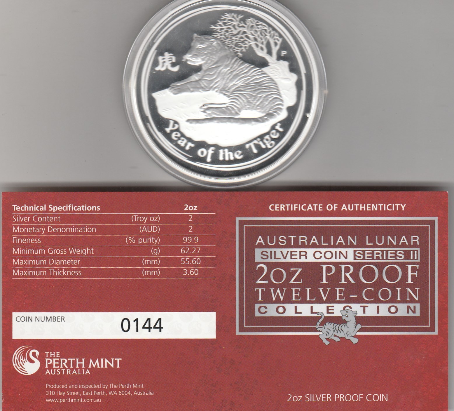 Boxed Full Set Silver 2oz Lunar 1's - Also a couple of Silver 2oz Lunar ...