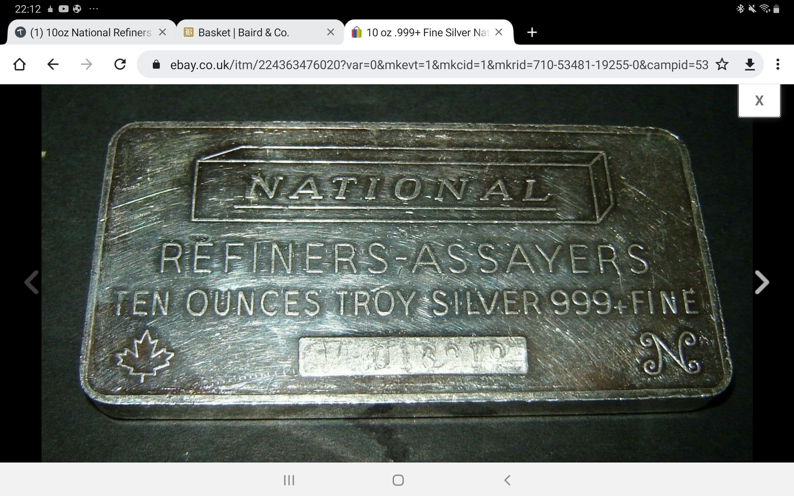 10oz National Refiners and Assayers Bullion - Silver - The Silver Forum