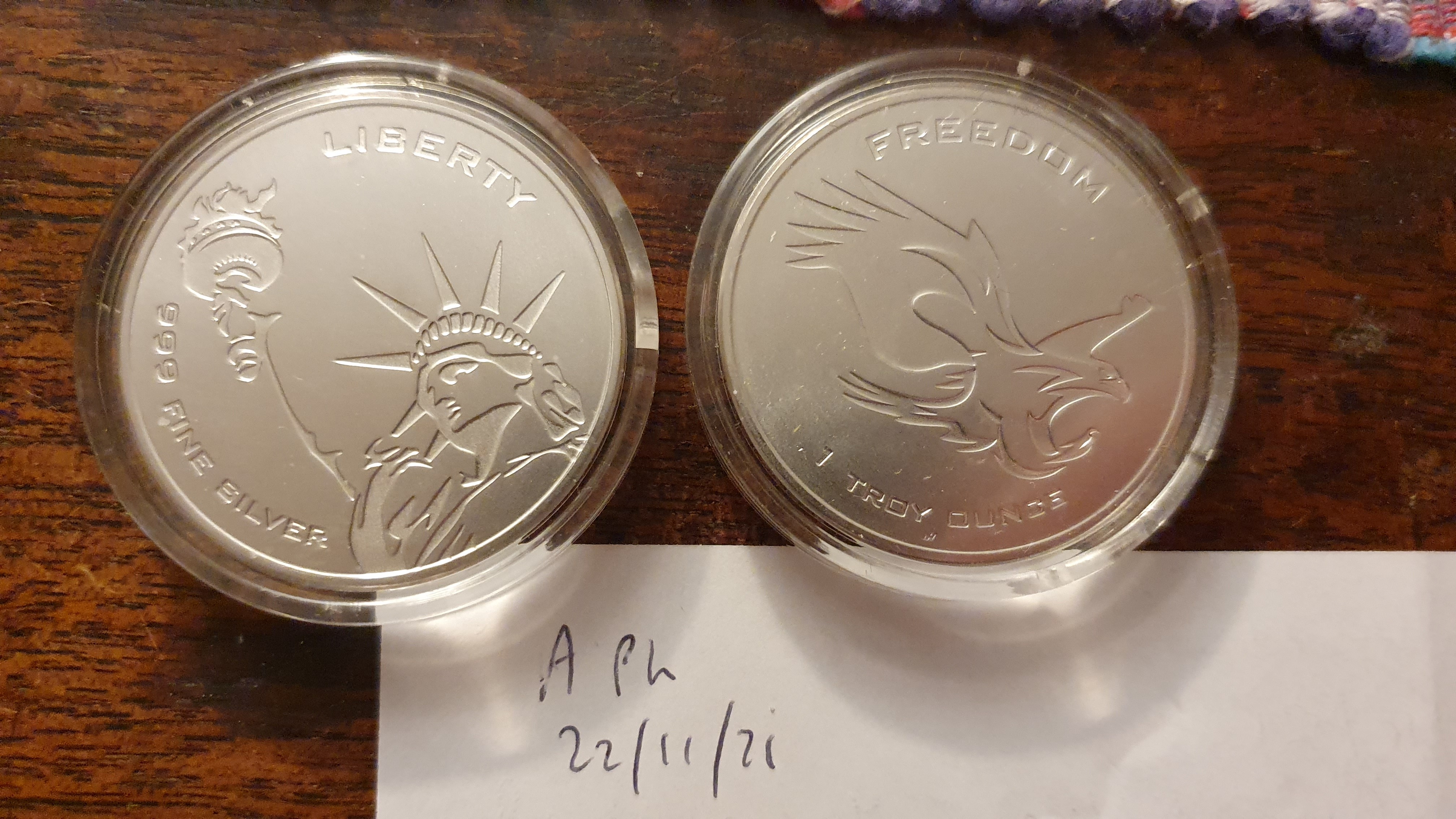 Liberty/Freedom 1oz silver rounds - UK (Ungraded) - The Silver Forum