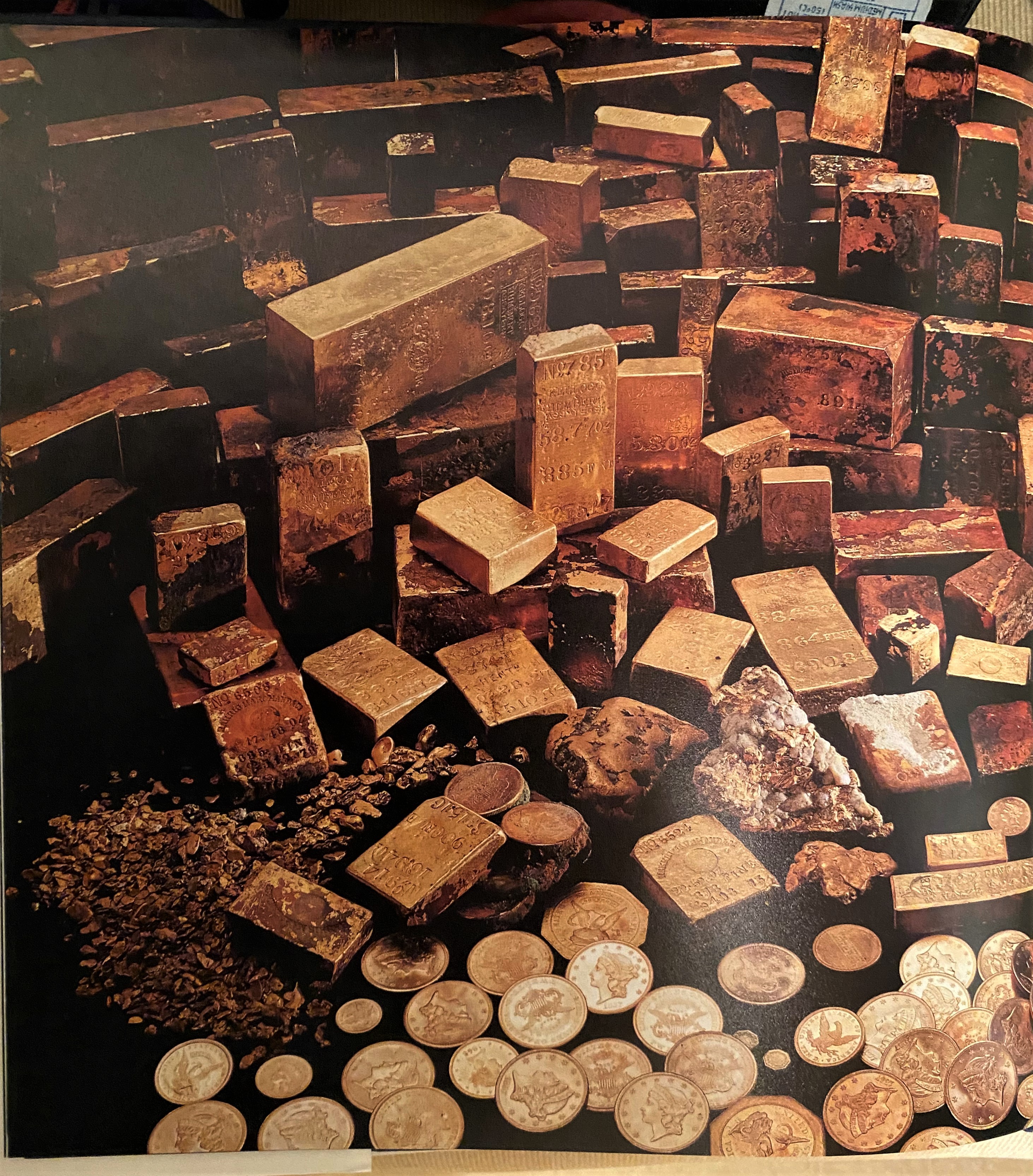 Gold ingots from SS Central America shipwreck (with photo) - Gold - The ...