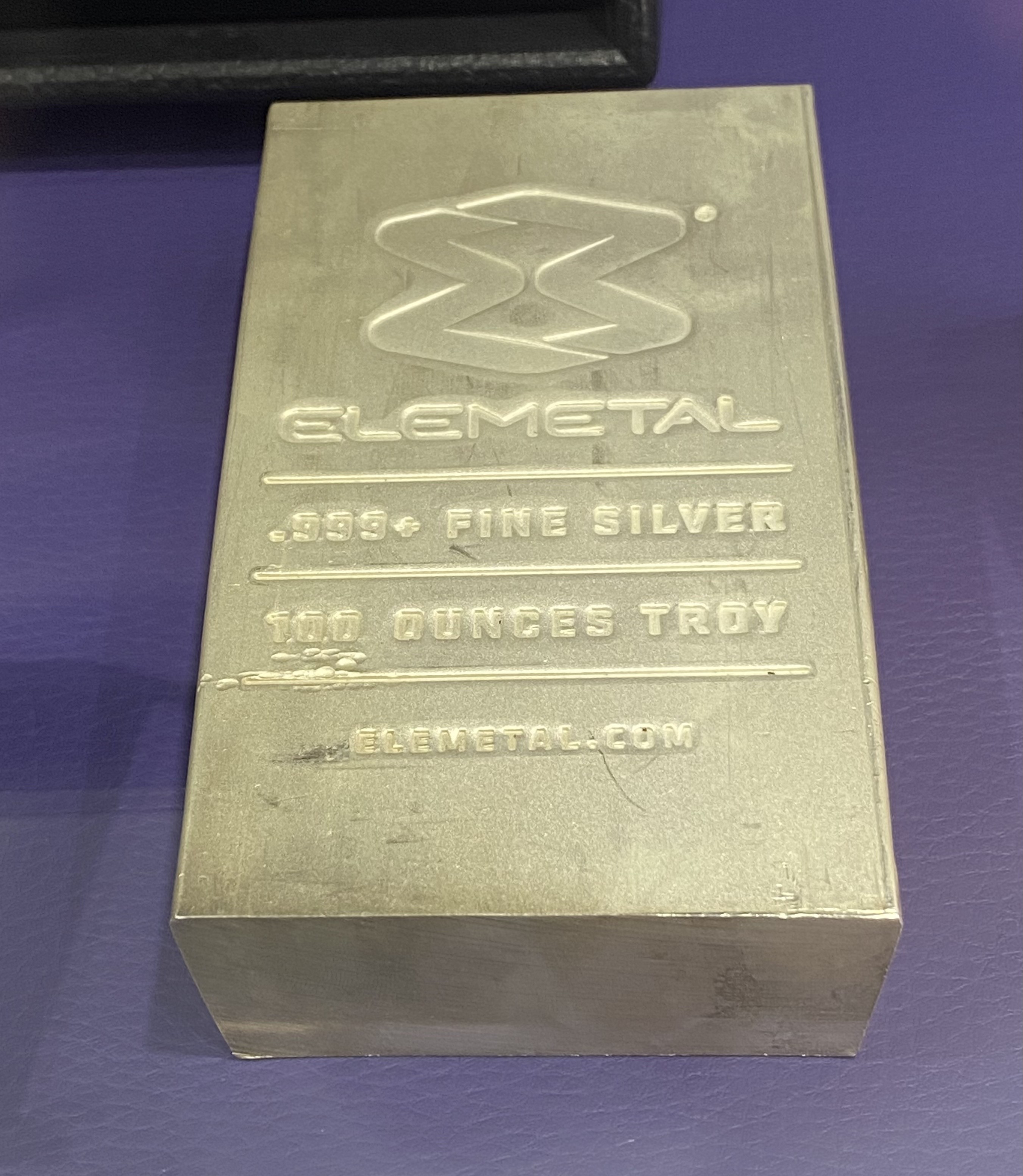 100oz ELEMETAL Silver Bar - UK (Ungraded) - The Silver Forum