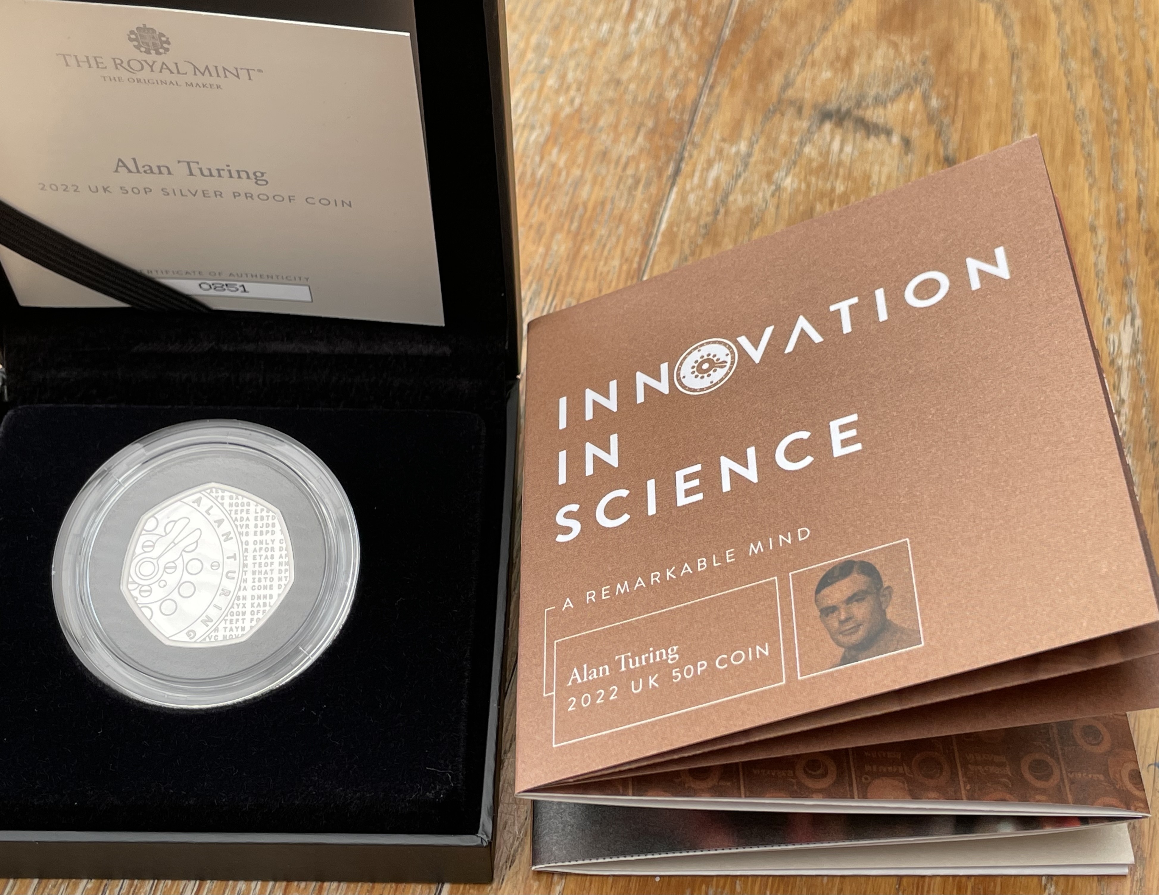 The Royal Mint release a new 50p to commemorate Alan Turing - Silver ...