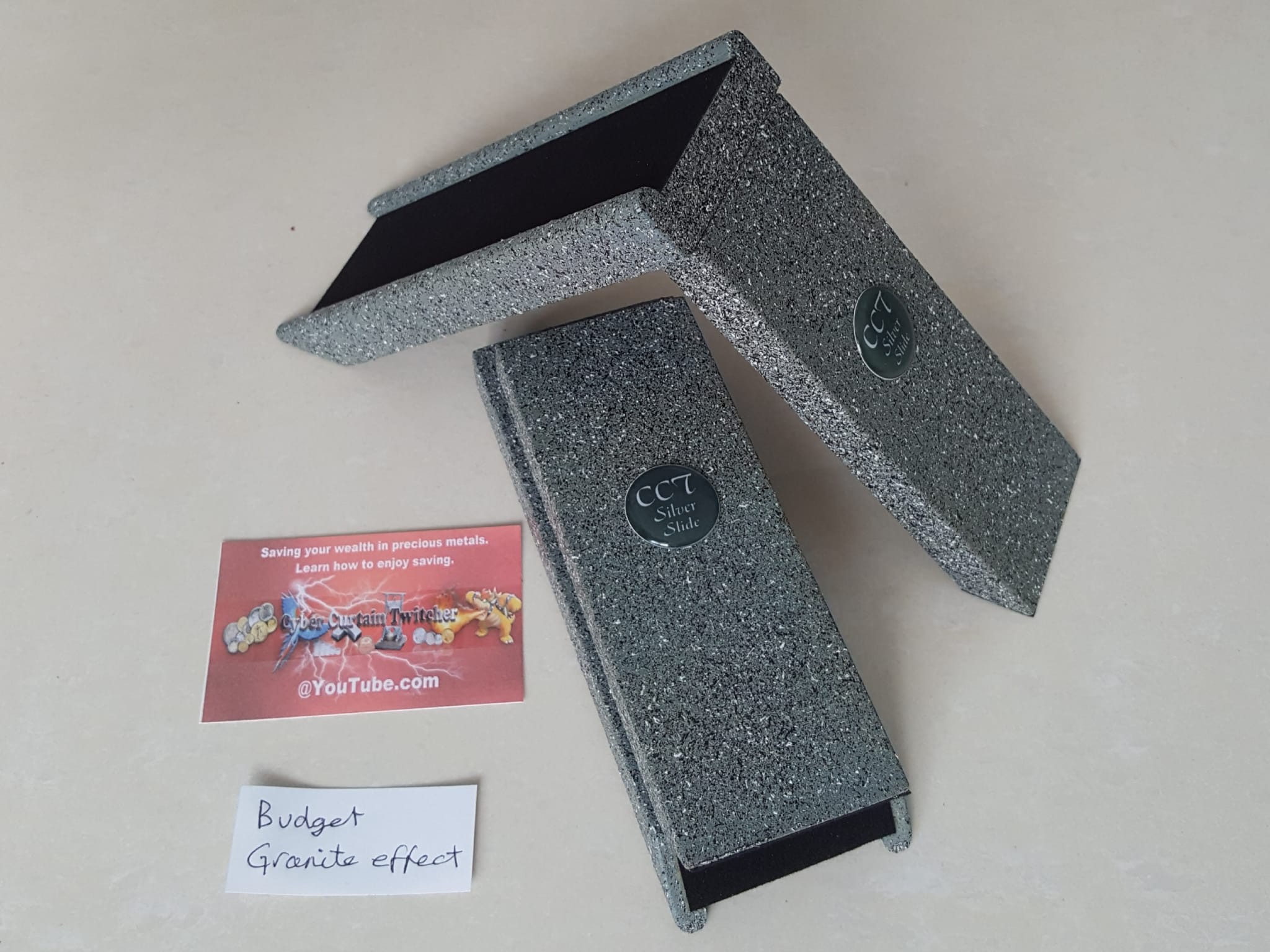 Handcrafted silver testing coin slides - Coin Accessories - capsules ...