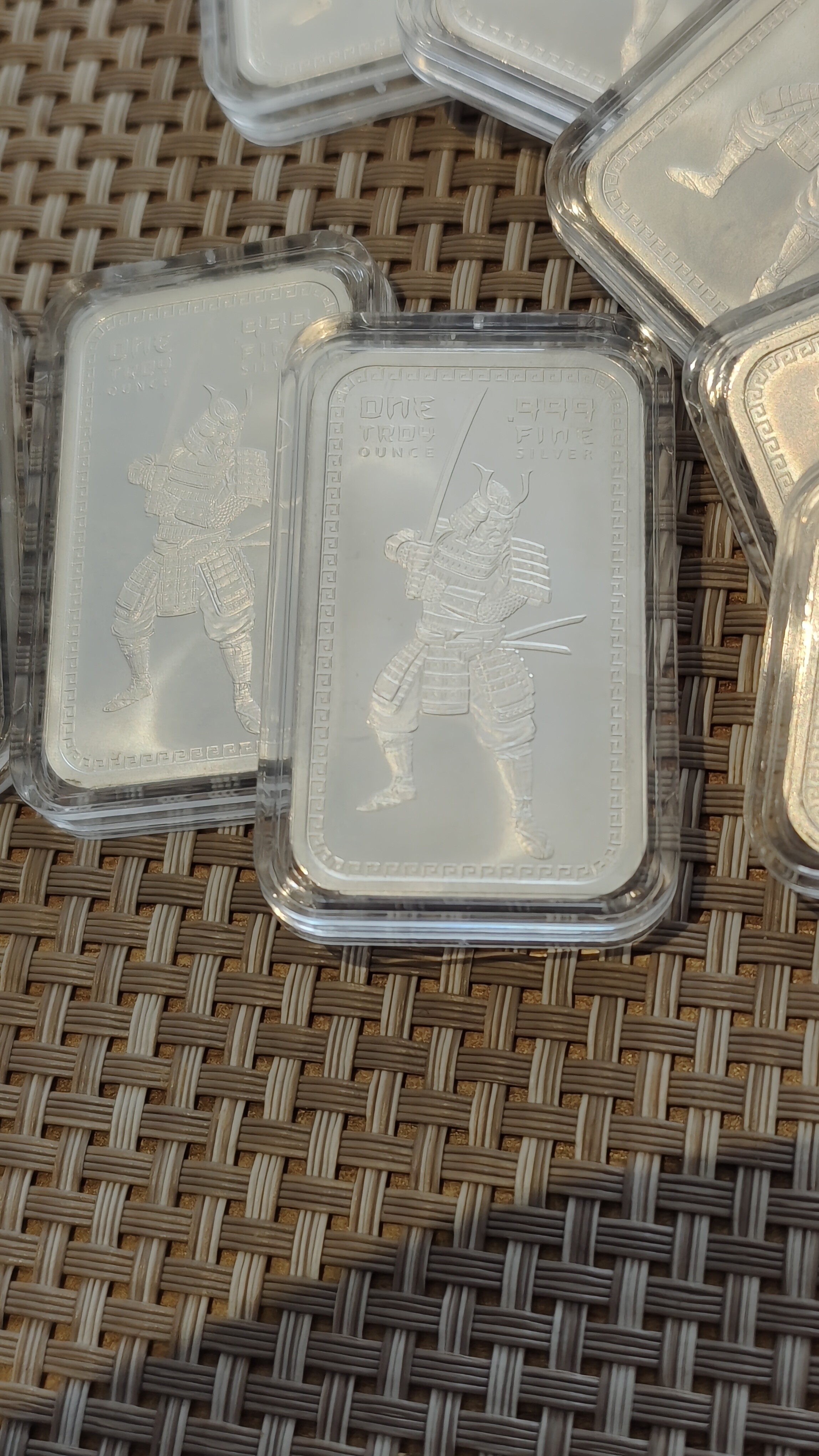Samurai 1 oz bars Silver 999 bullion - UK (Ungraded) - The Silver Forum