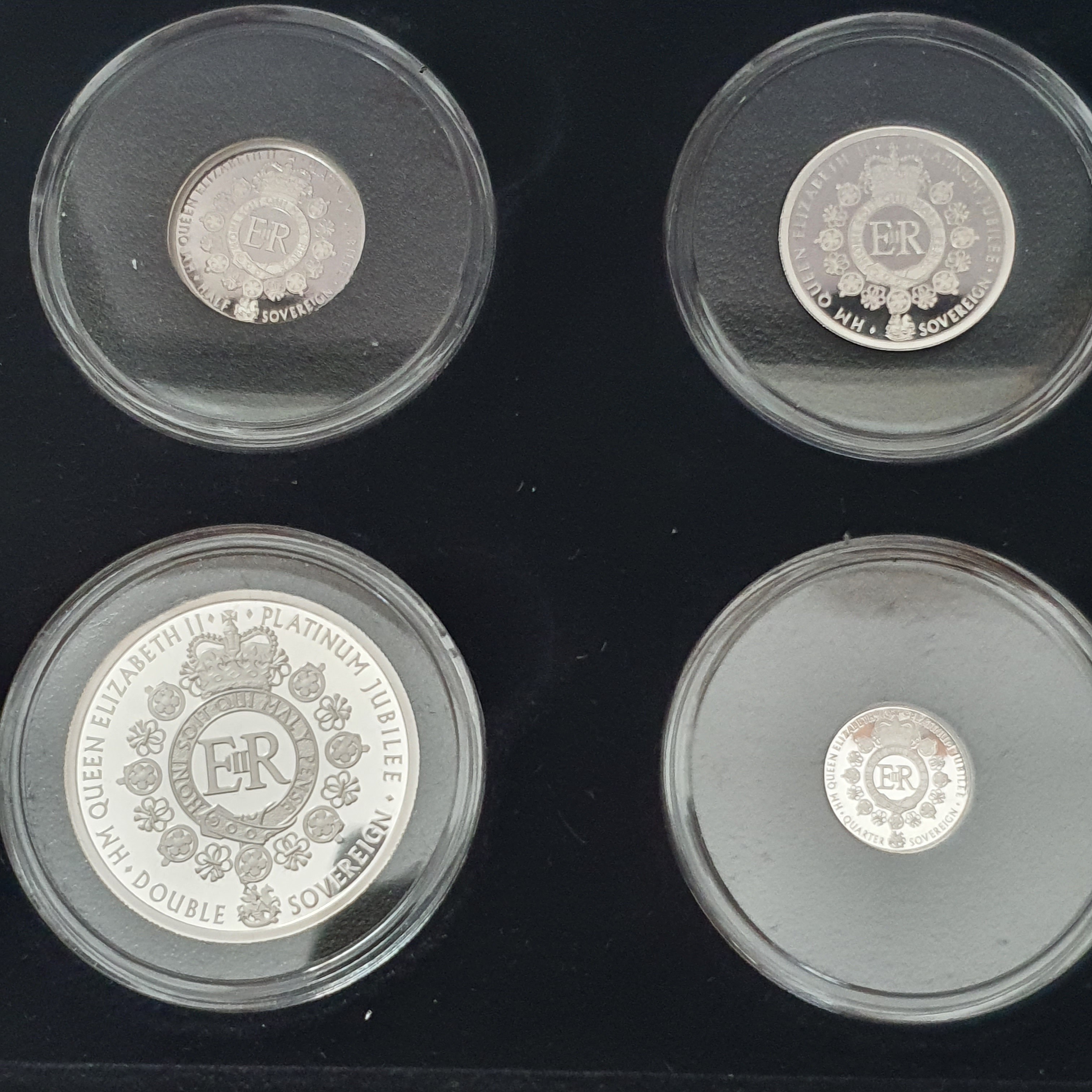 Platinum Jubilee Platinum 4-coin sovereign set - UK (Ungraded) - The ...