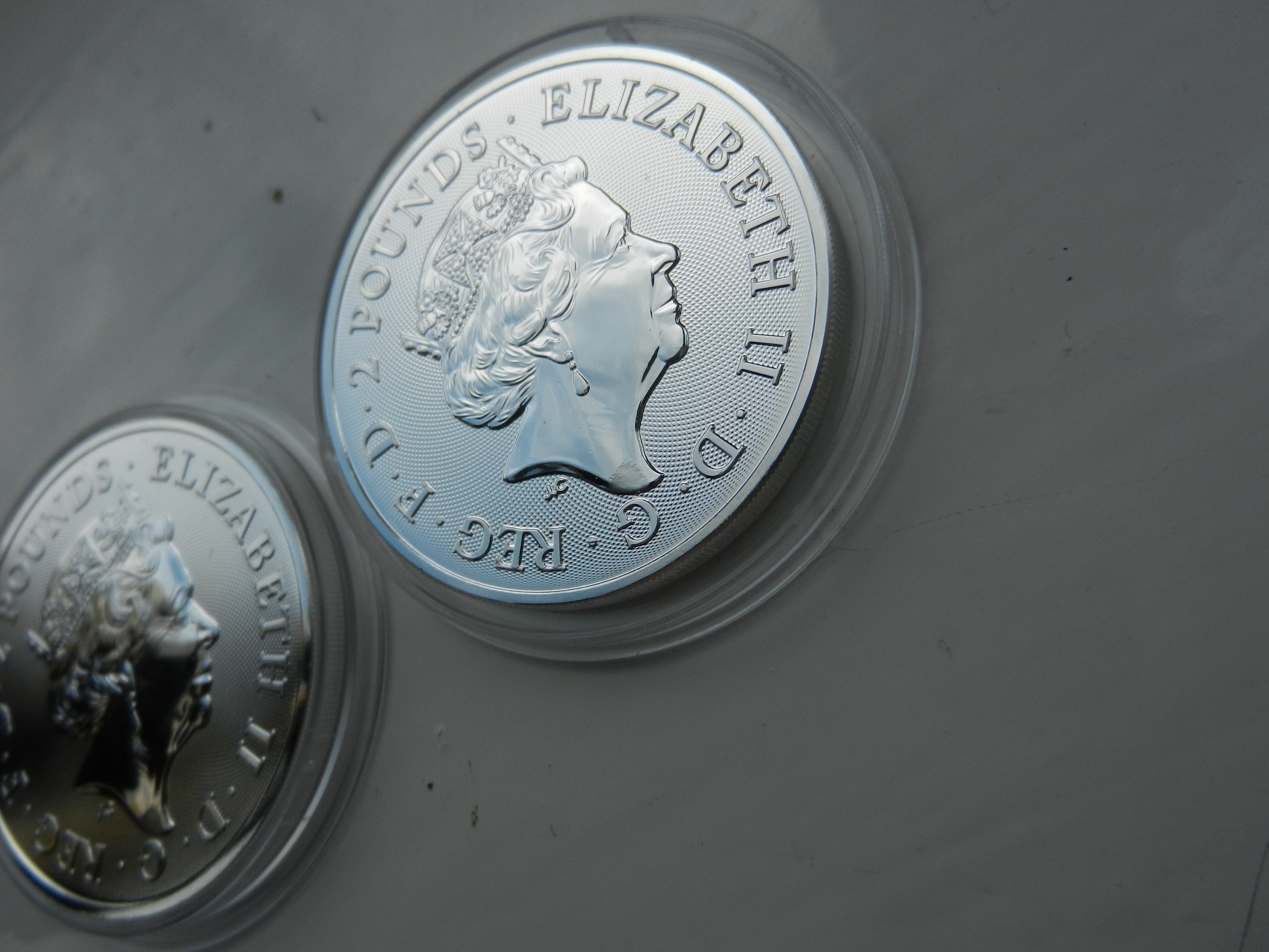 Damaged 2022 1oz silver Royal Arms from Bullion By Post. - Silver - The ...
