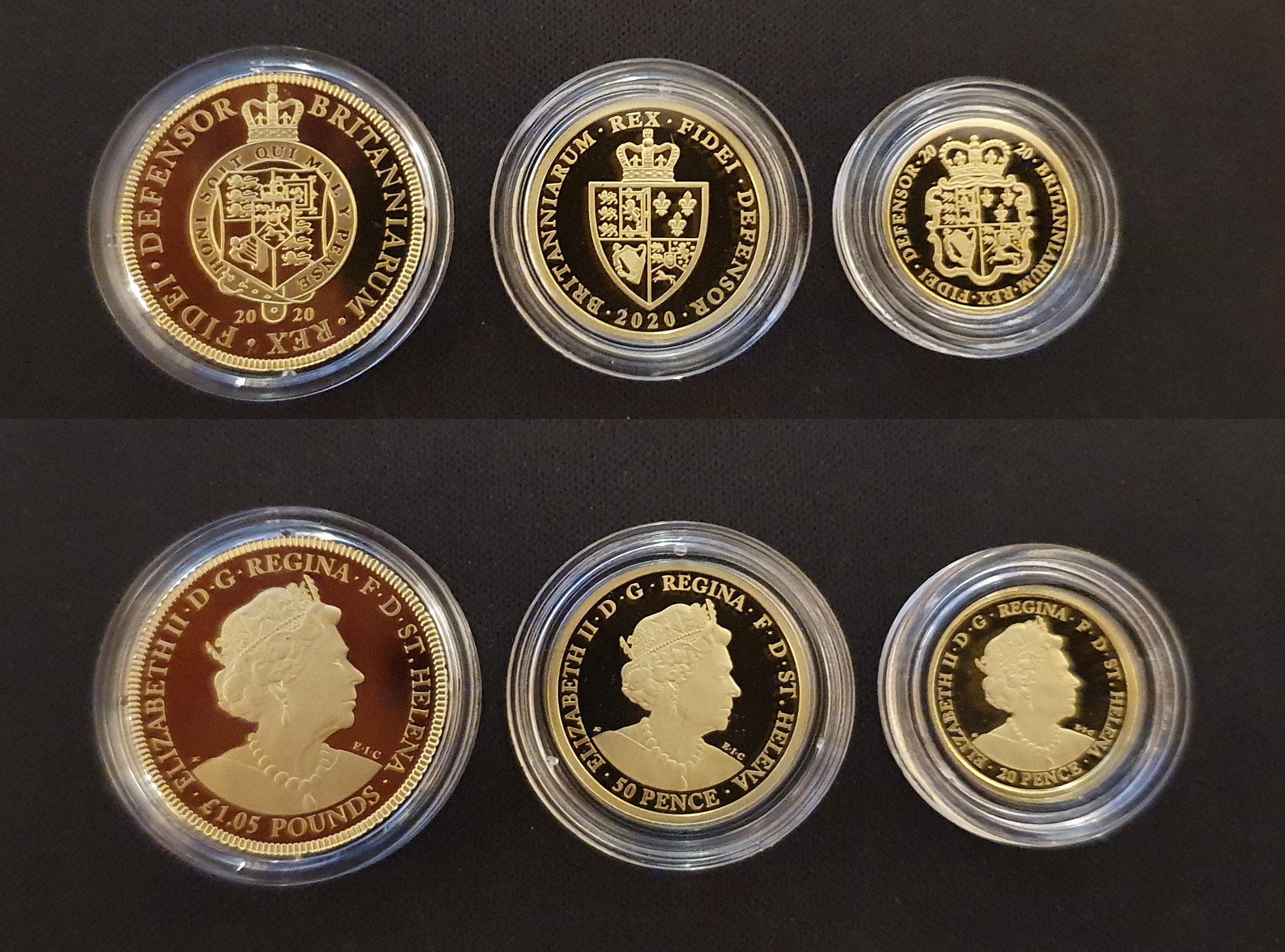 East India Company 2020 Guinea 3 Coin Set - UK (Ungraded) - The Silver ...