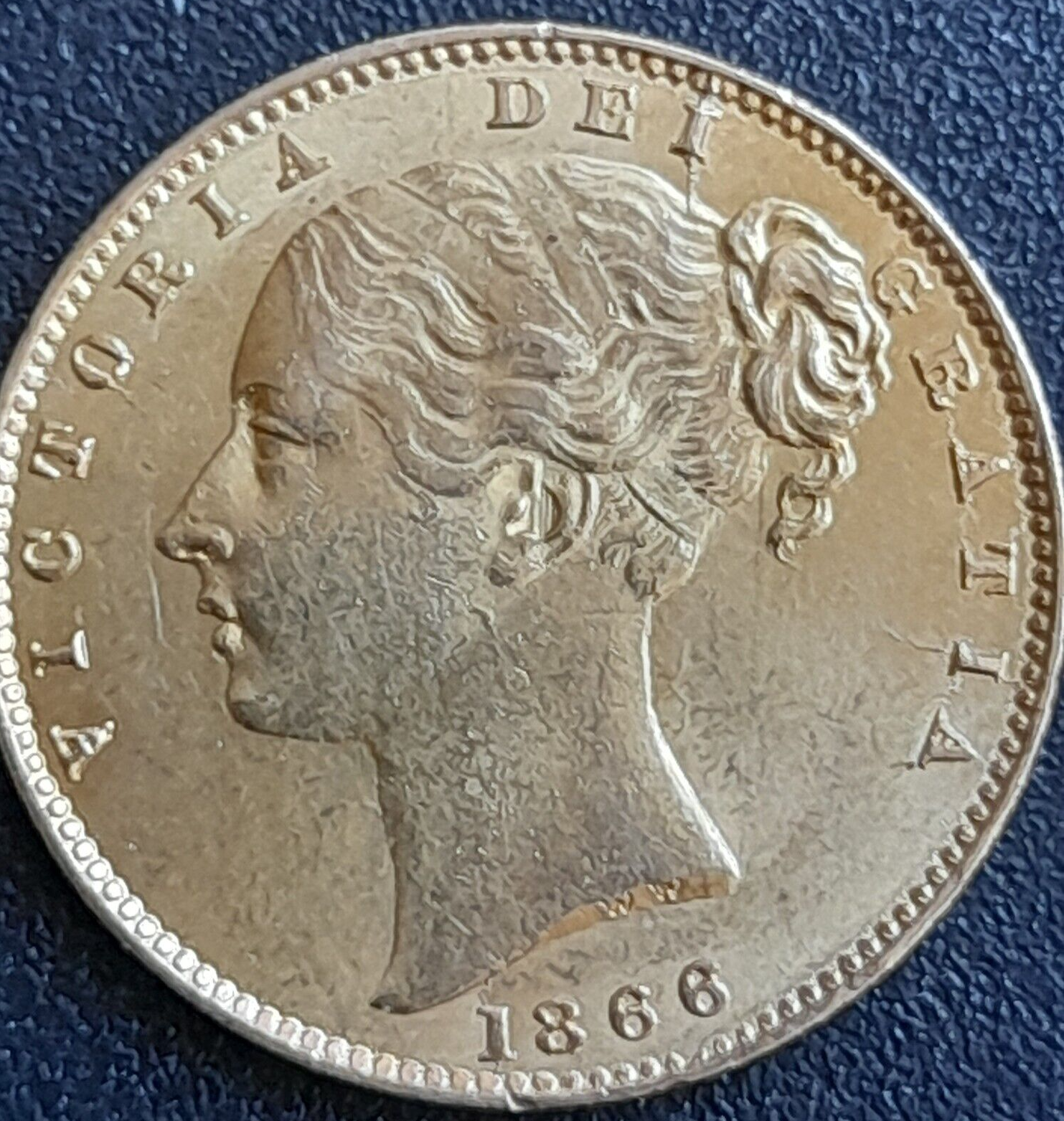 1866 Sovereign - Die 77 - Opinions Welcome - Gold - The Silver Forum