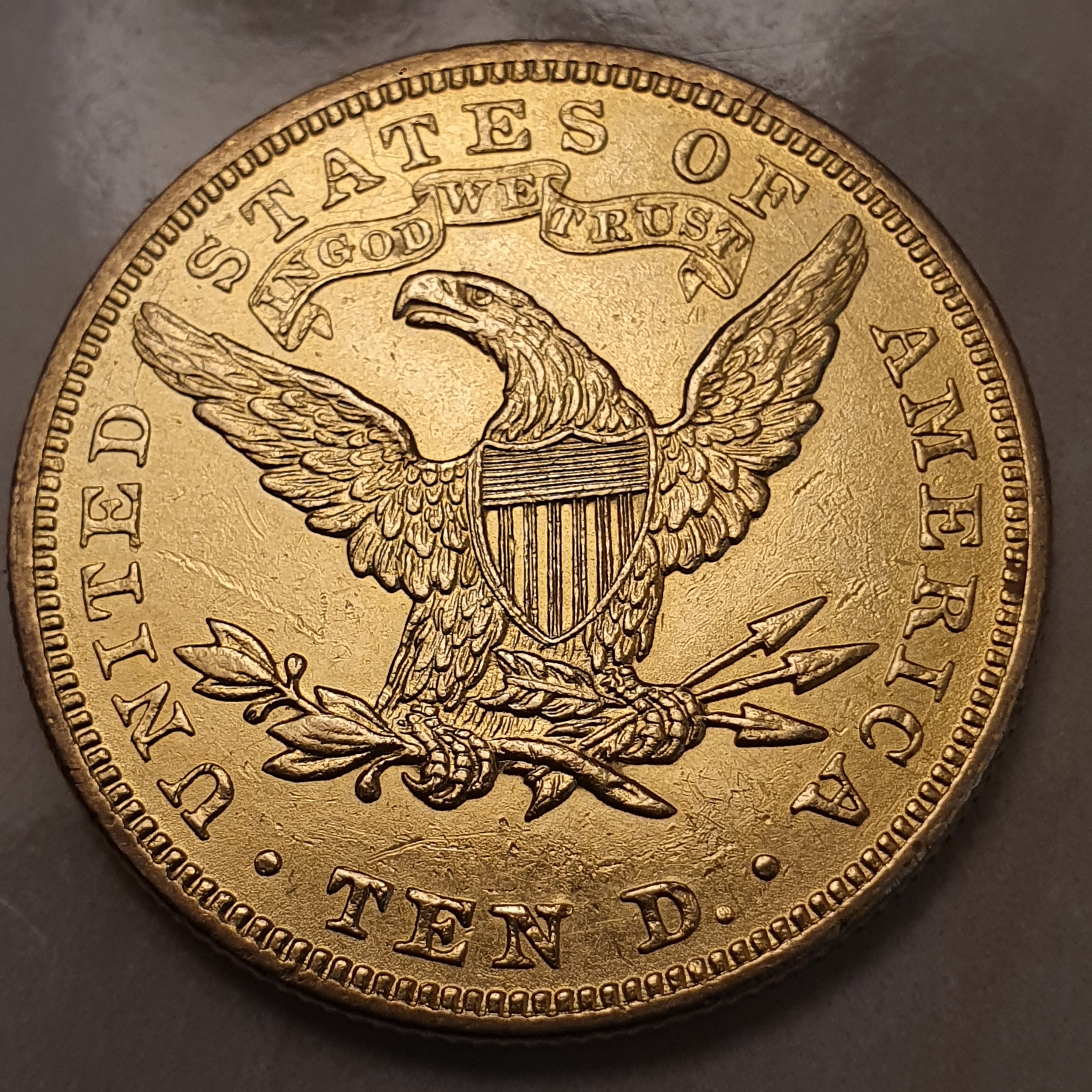 🇺🇸 USA 🇺🇸 1894 Gold 10 Dollar coin - UK (Ungraded) - The Silver Forum