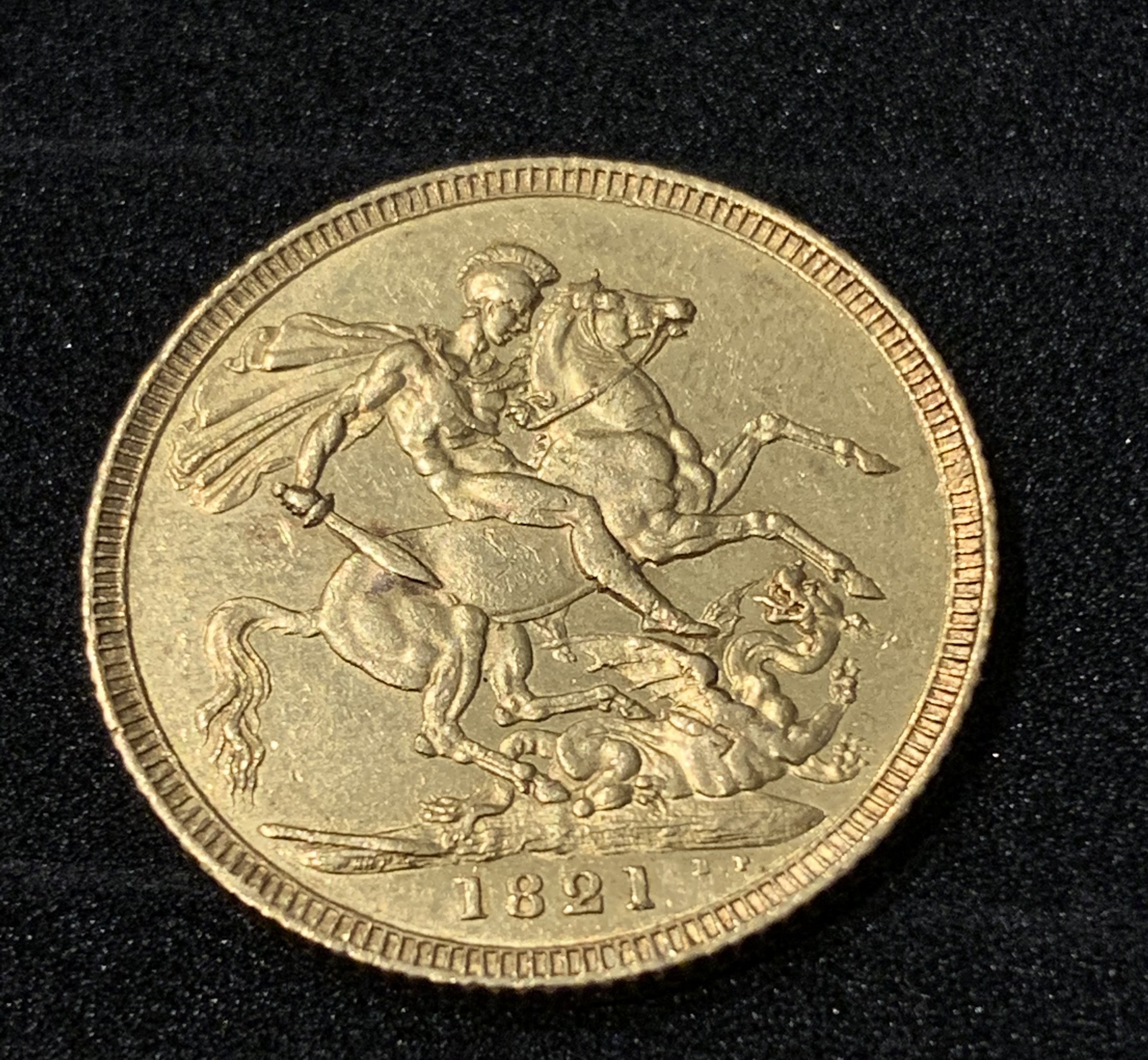 RARE 1821 Full Sovereign King George REDUCED - UK (Ungraded) - The ...