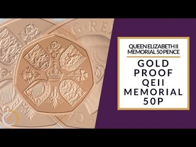 2022 Charles III QEII Memorial Gold Proof 50p Coin - Gold videos - The ...