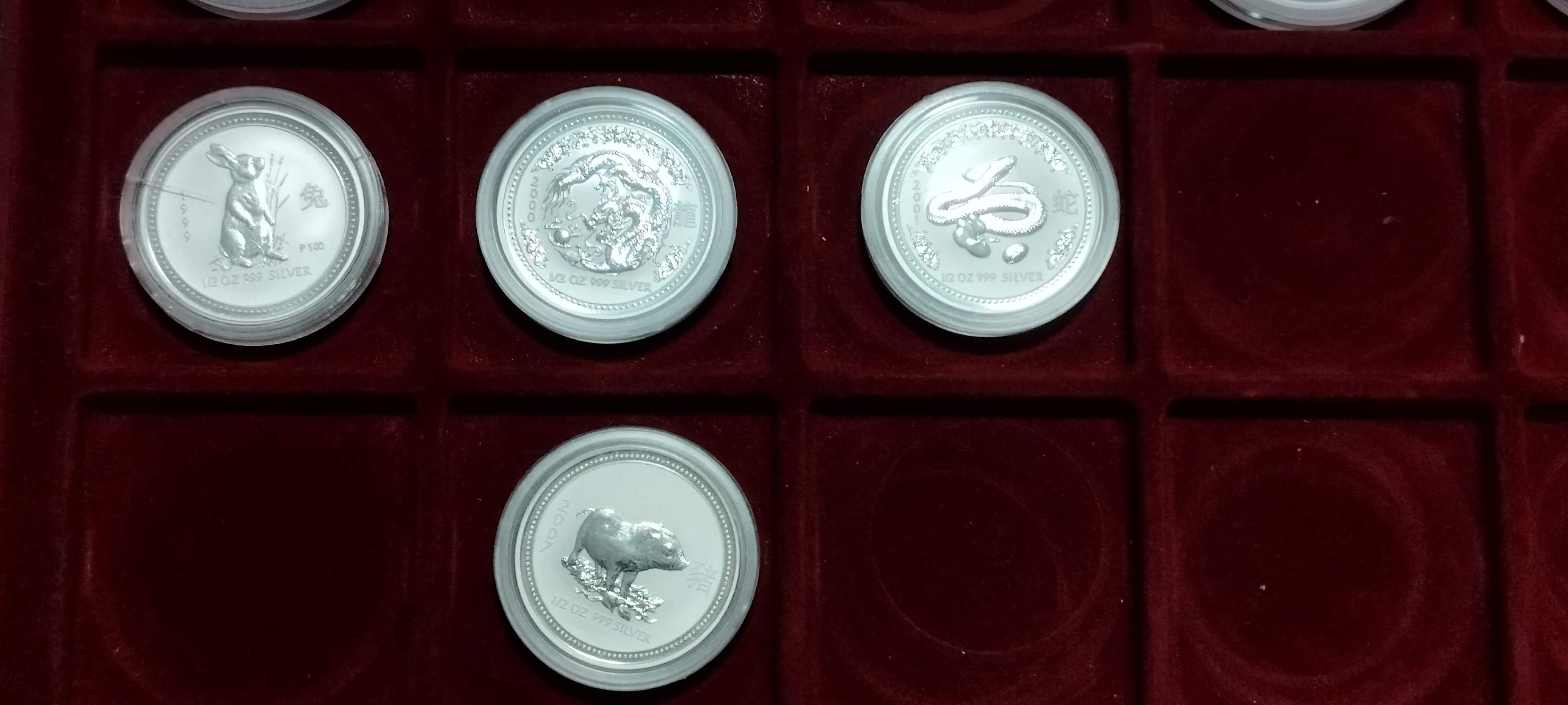Who Can Help Me Finish These Sets? Perth Mint Lunar 1 BU 1 oz & 1/2 oz ...