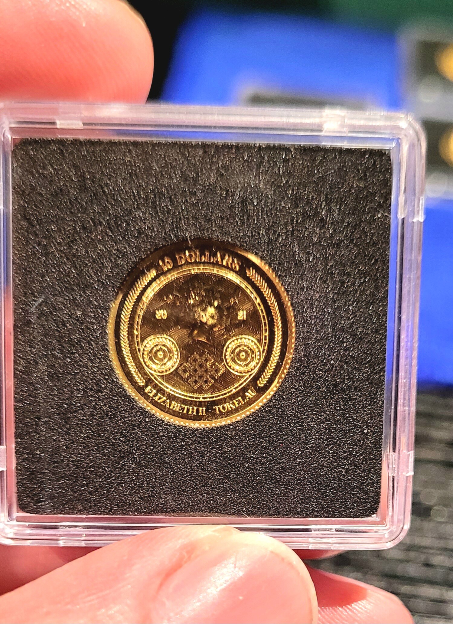 2021 1/10oz Gold Tokelau Cronos Panta Rhei in Cap Proof-like - UK ...