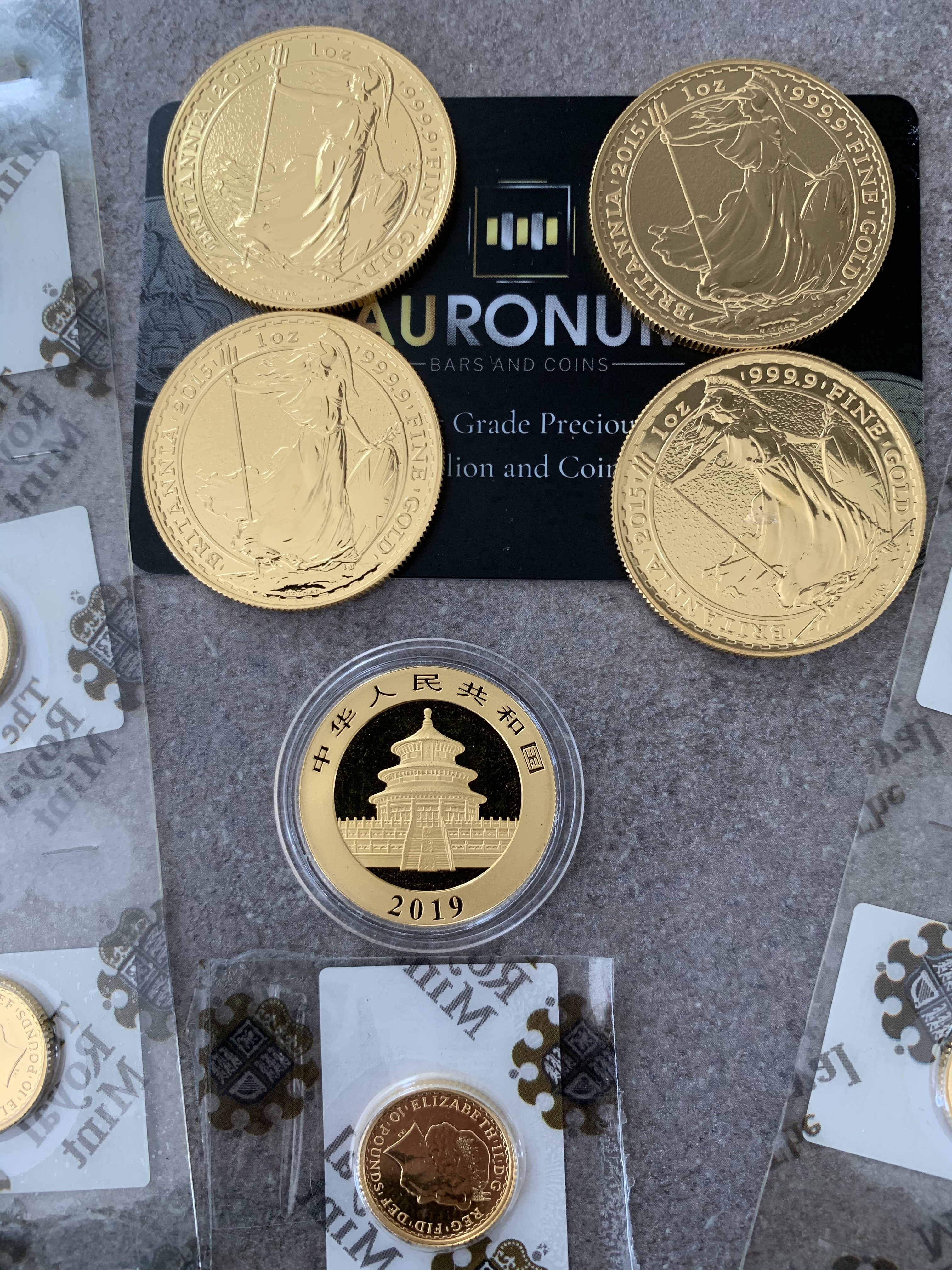 Gold Britannias and Gold 15g Panda - UK (Ungraded) - The Silver Forum