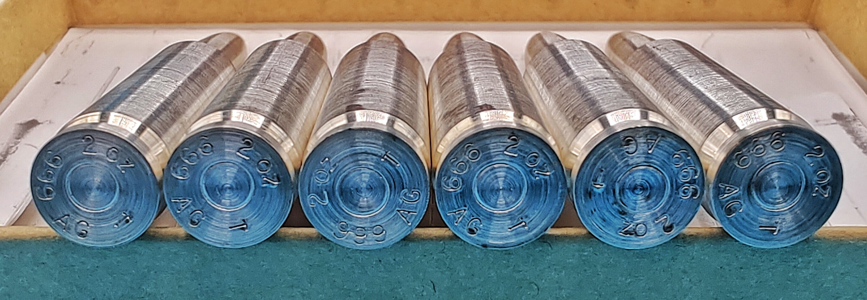 Auction: The last of my Replicas - .308 CAL - 2 oz 999 silver x 6 with ...