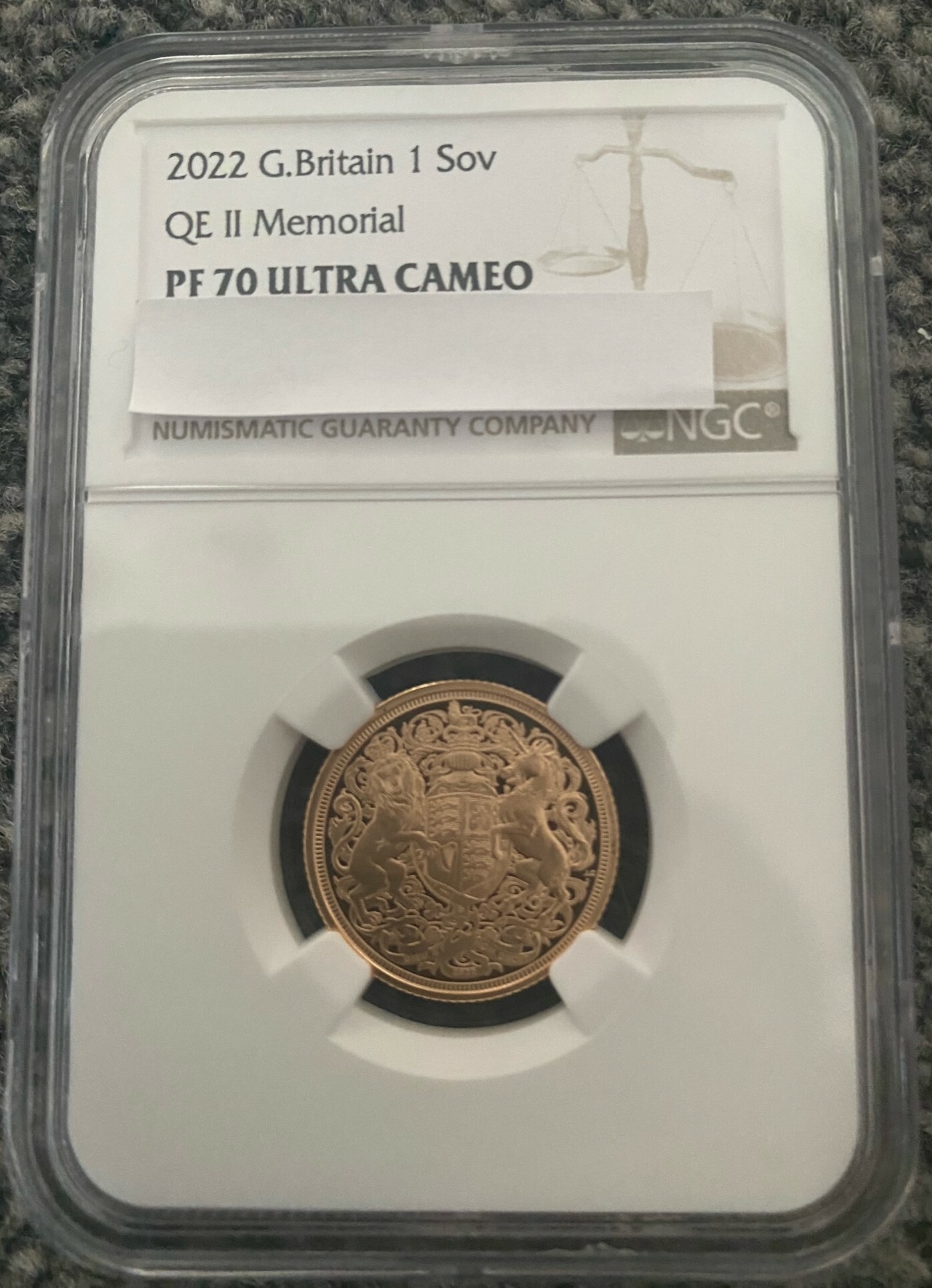 2022 Memorial Full Sovereign NGC PF70 Ultra Cameo - UK (Graded only ...