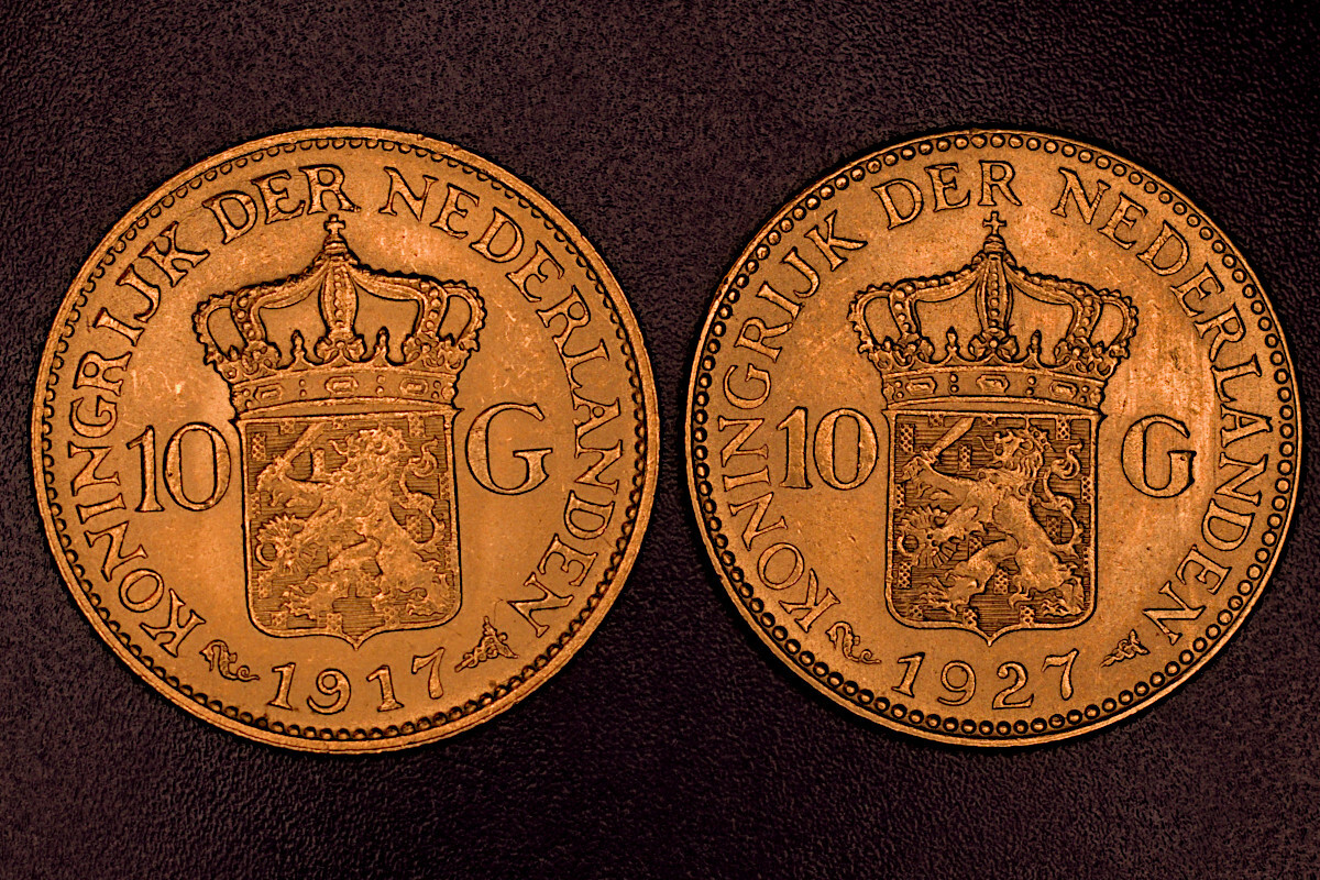 Netherlands 10 Guilders Bullion GOLD Coins - UK (Ungraded) - The Silver ...