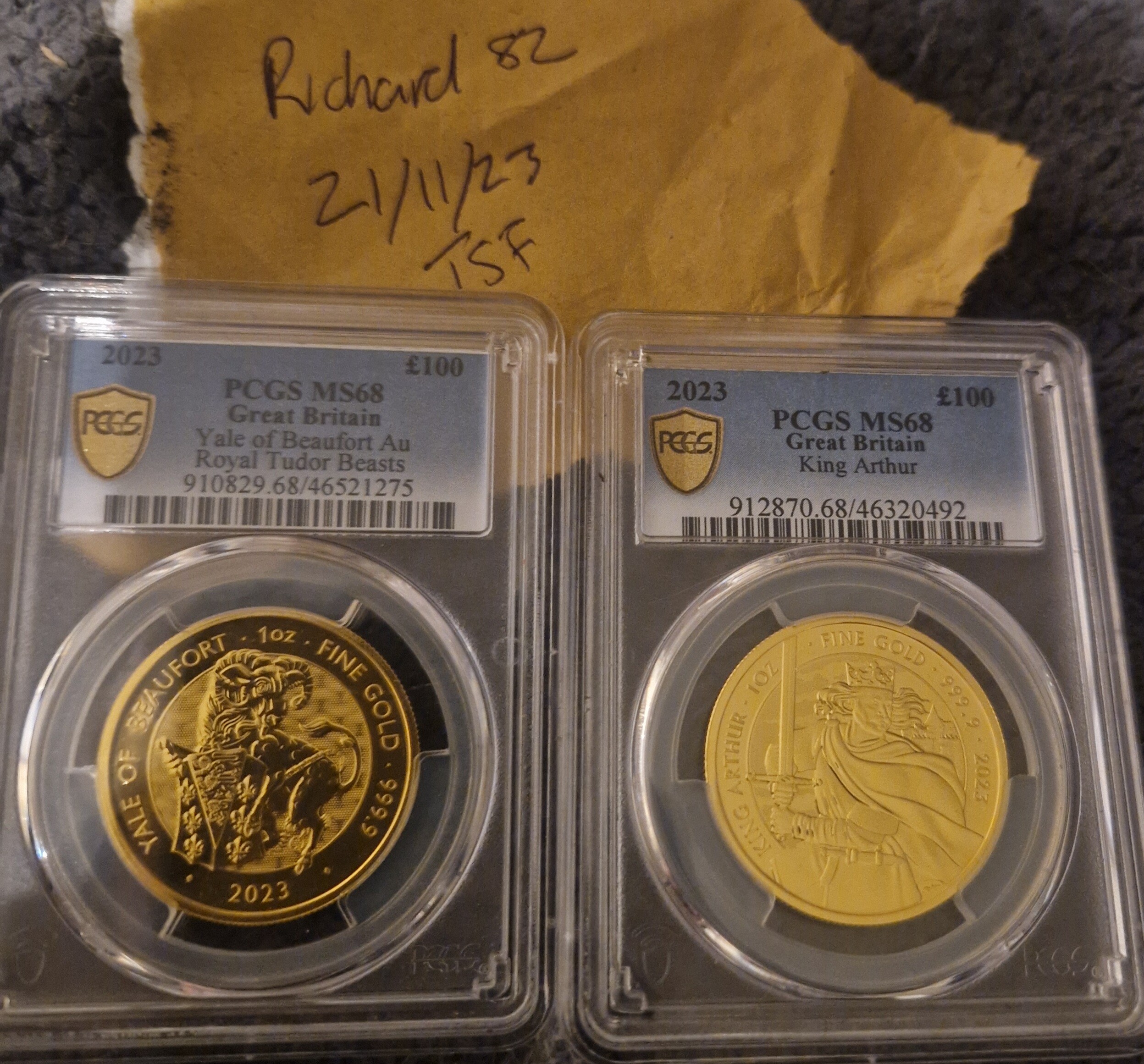 Ms68 gold 1oz coins - UK (Graded only) - The Silver Forum