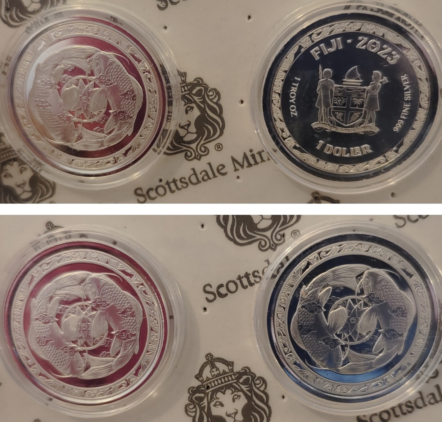 More From Scottsdale Mint - Koi Fish & Aliens - in 1 oz 999 Silver ...