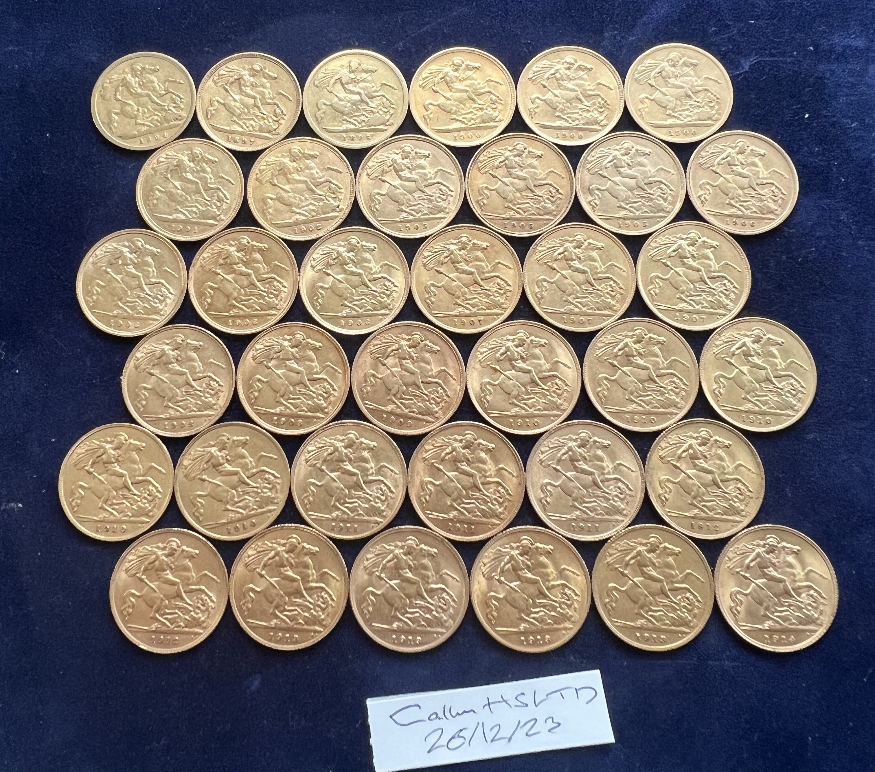 36 * Half Sovereigns - UK (Ungraded) - The Silver Forum