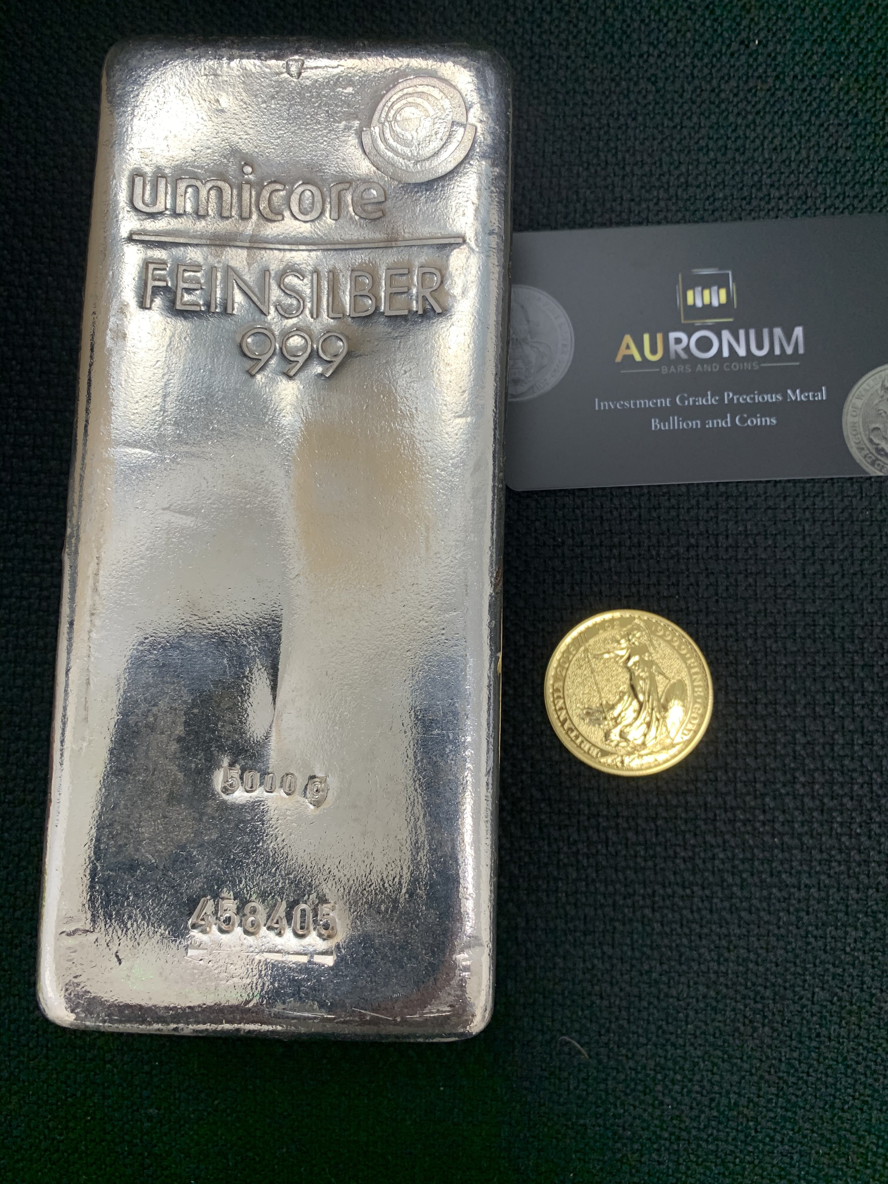 Large 5kg Silver bar - UK (Ungraded) - The Silver Forum