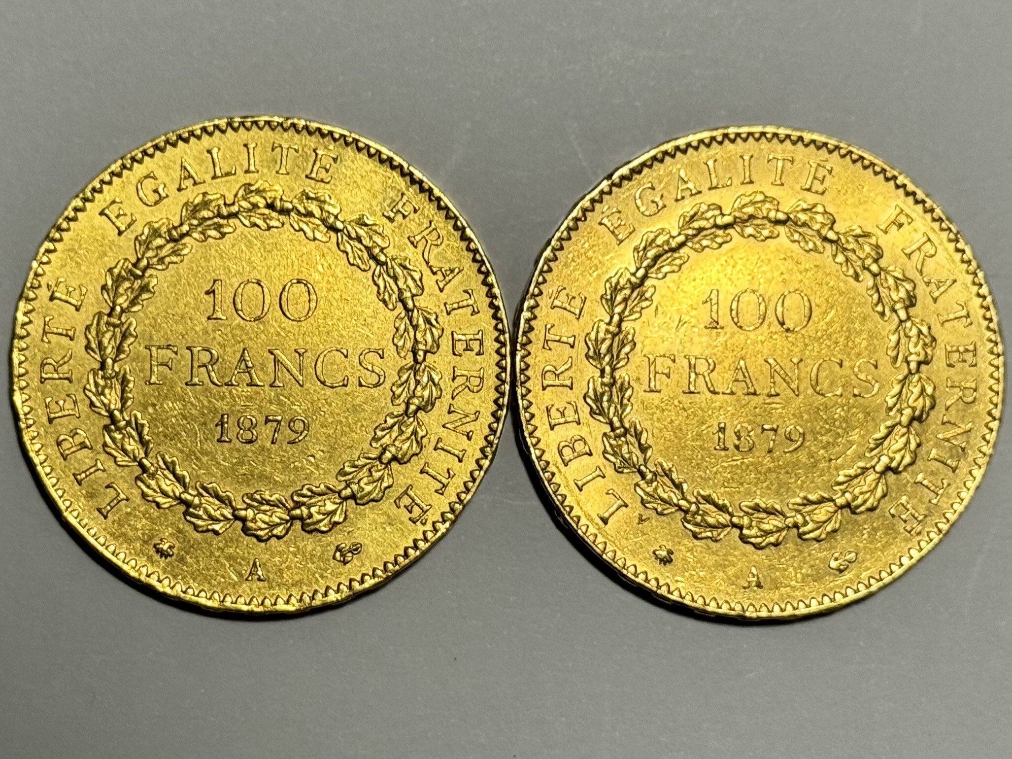 France 100 Francs 1879-A (Paris) – 'Lucky Angel' / 'Genie' – £1,850 ...