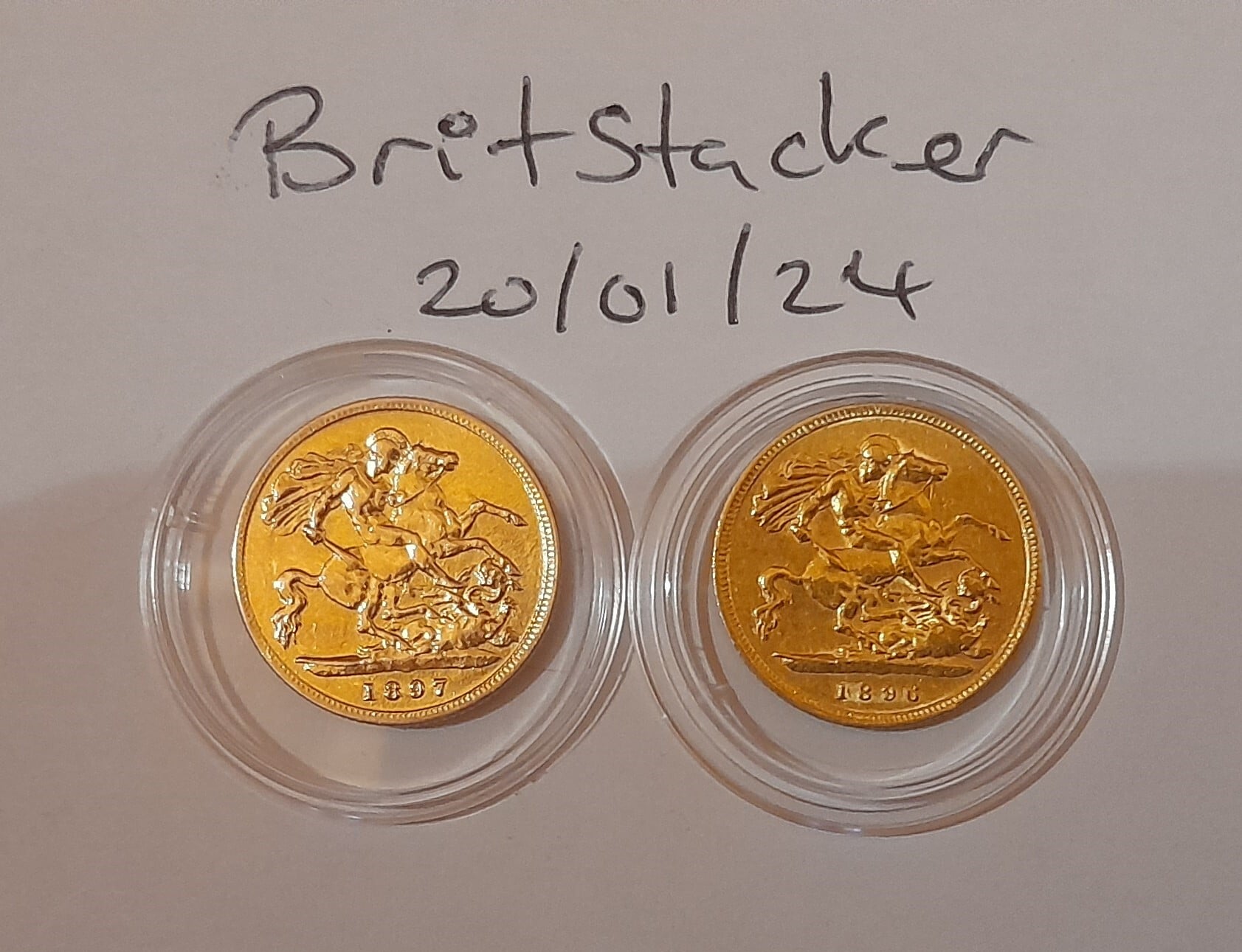 Gold Half Sovereign 1896 & 1897 (Cash or Bitcoin) - UK (Ungraded) - The ...