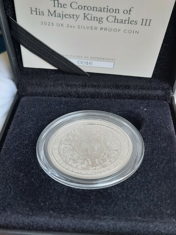 2oz Coronation Silver Proof - Low COA number - UK (Ungraded) - The ...