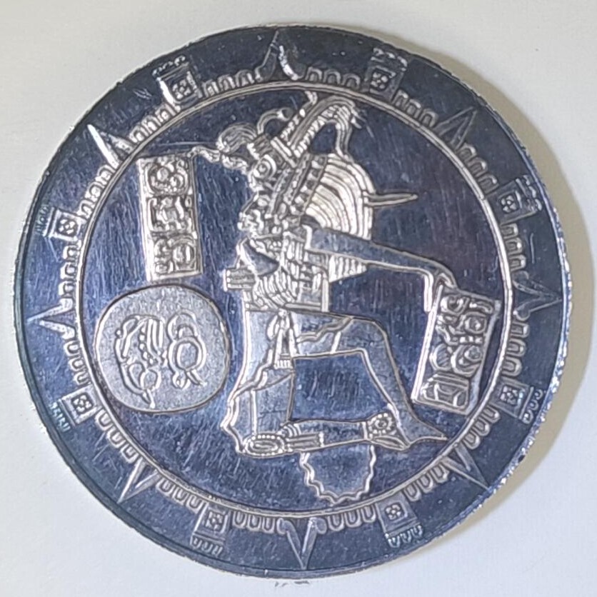 1oz silver Aztec Mayan Calendar coin identification - Silver - The ...